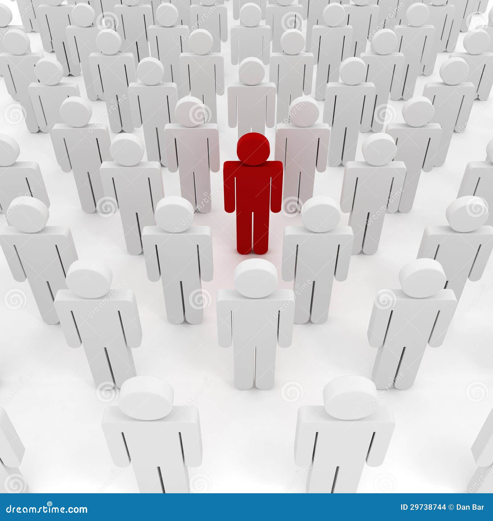 3d man crowd stock illustration. Illustration of group - 29738744