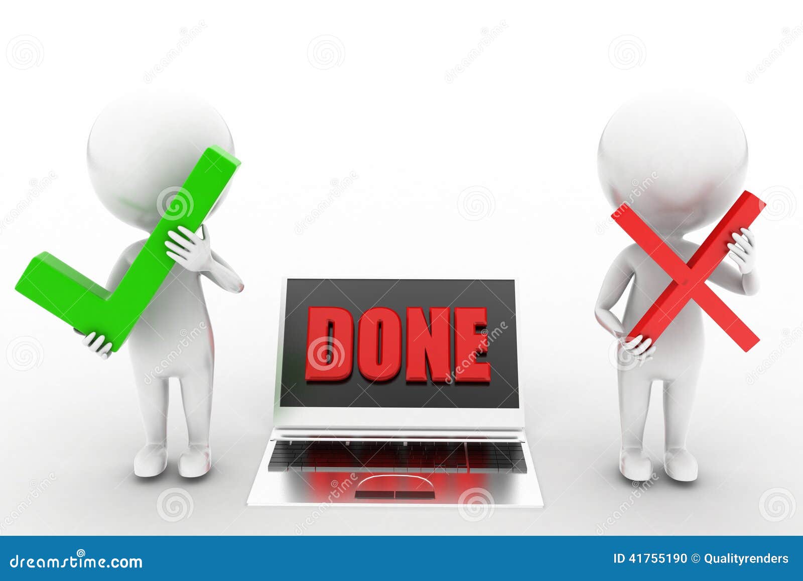 3d man done concept stock illustration. Illustration of assent - 41755190