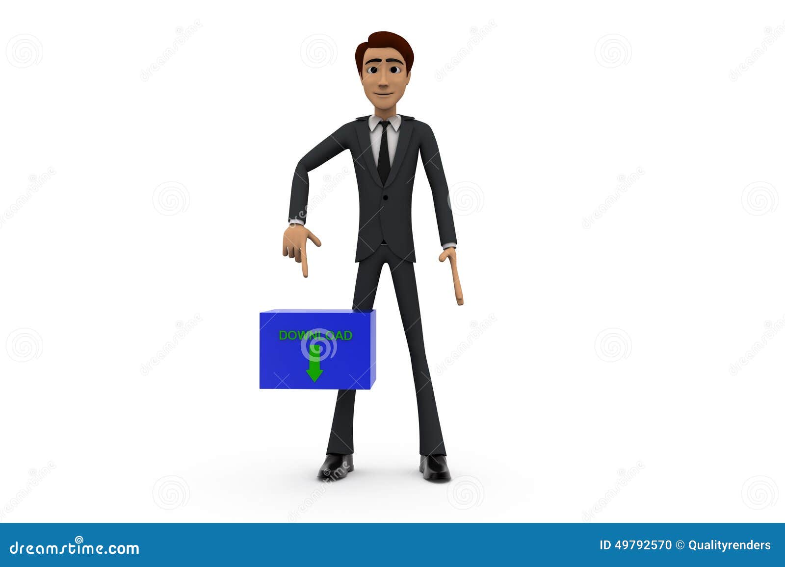 3d man download concept stock illustration. Illustration of angle ...