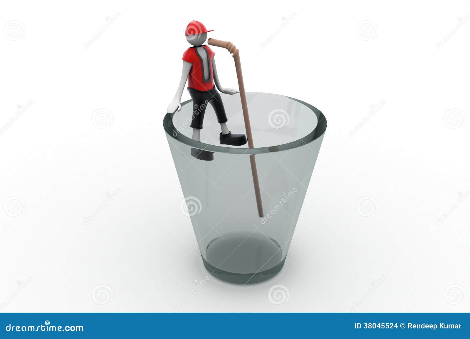 3d man drinking with straw stock illustration. Illustration of instant ...