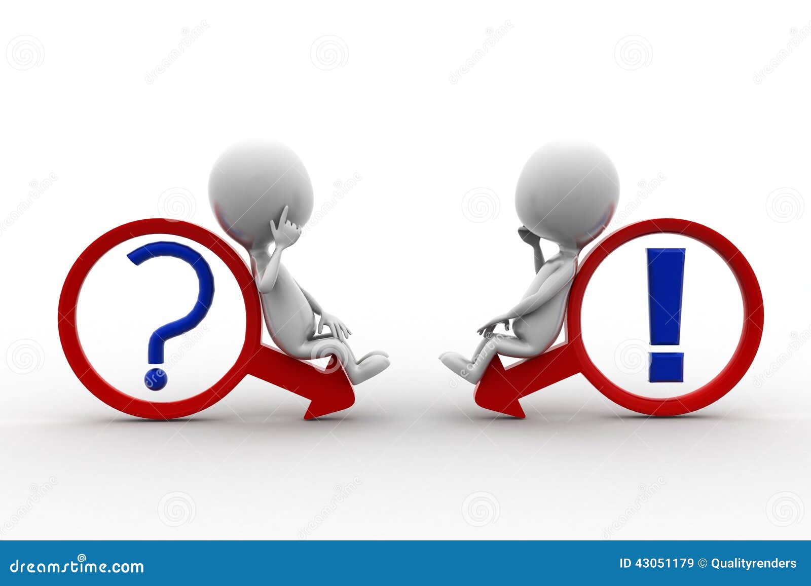 3d Man Explains One Man - the Other Do Not Understand Stock ...