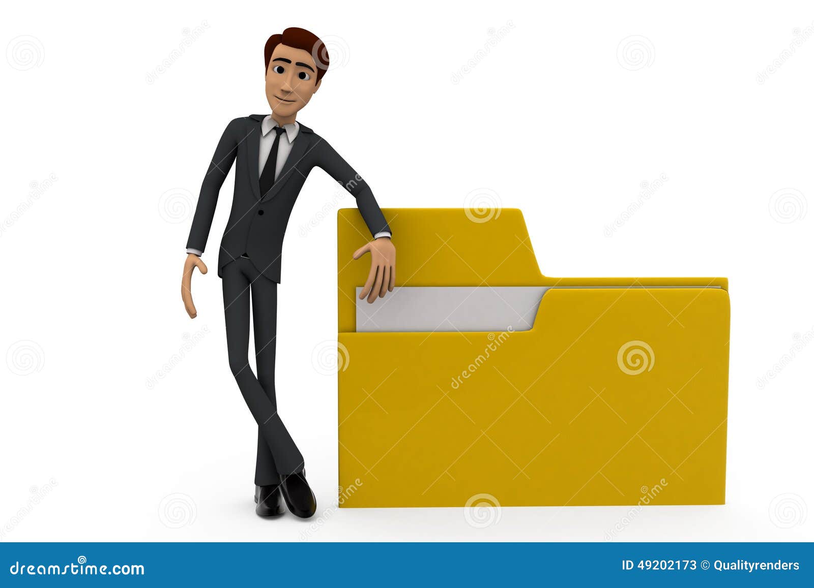 3d man file concept stock illustration. Illustration of character ...