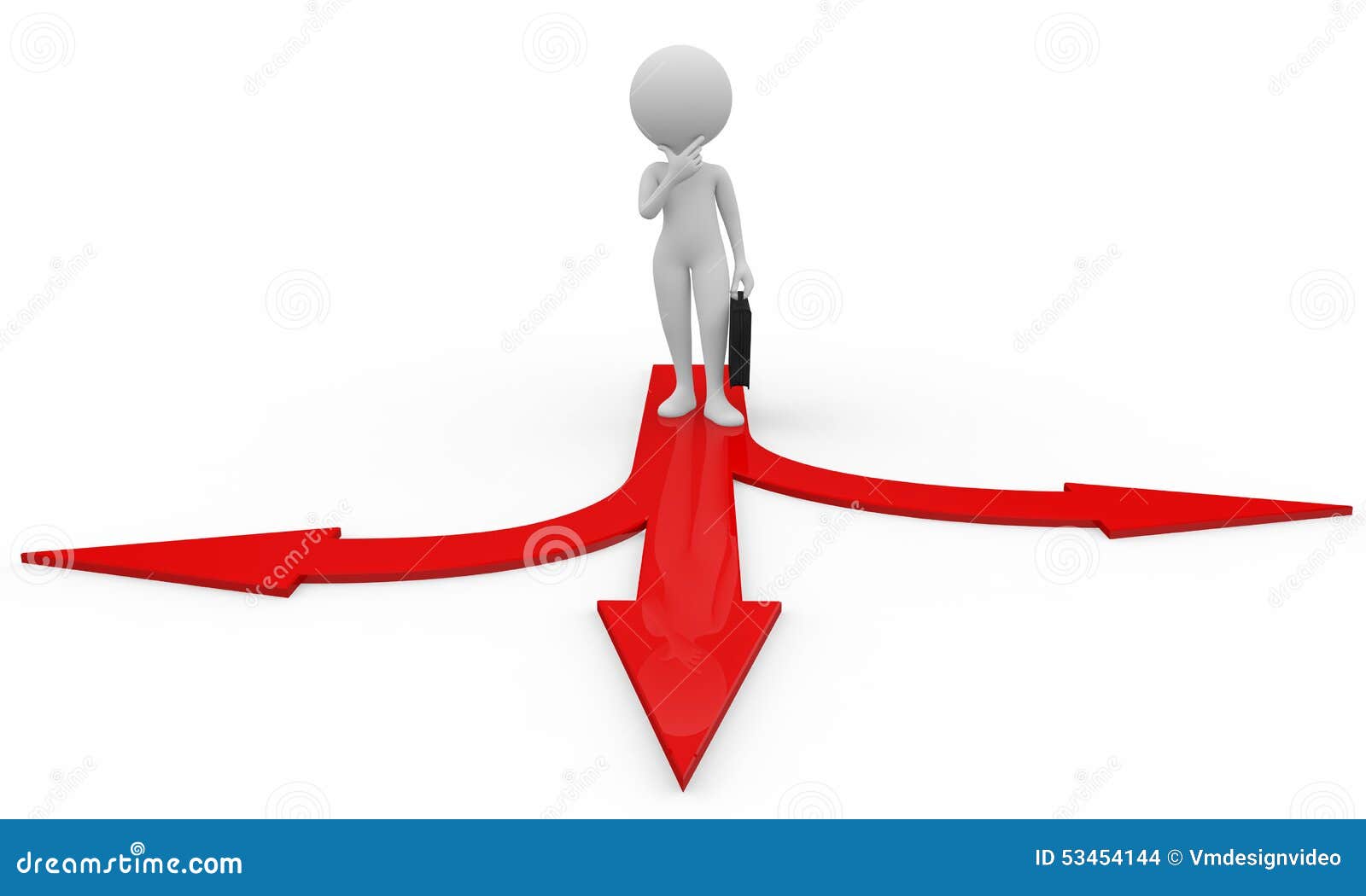 3d man stock illustration. Illustration of grow, tablet - 53454144