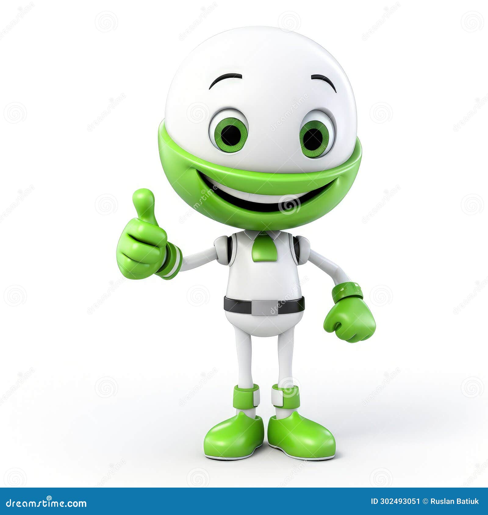 3d Man Is Green Tick Symbol, Signifying Completion And Success, In A ...
