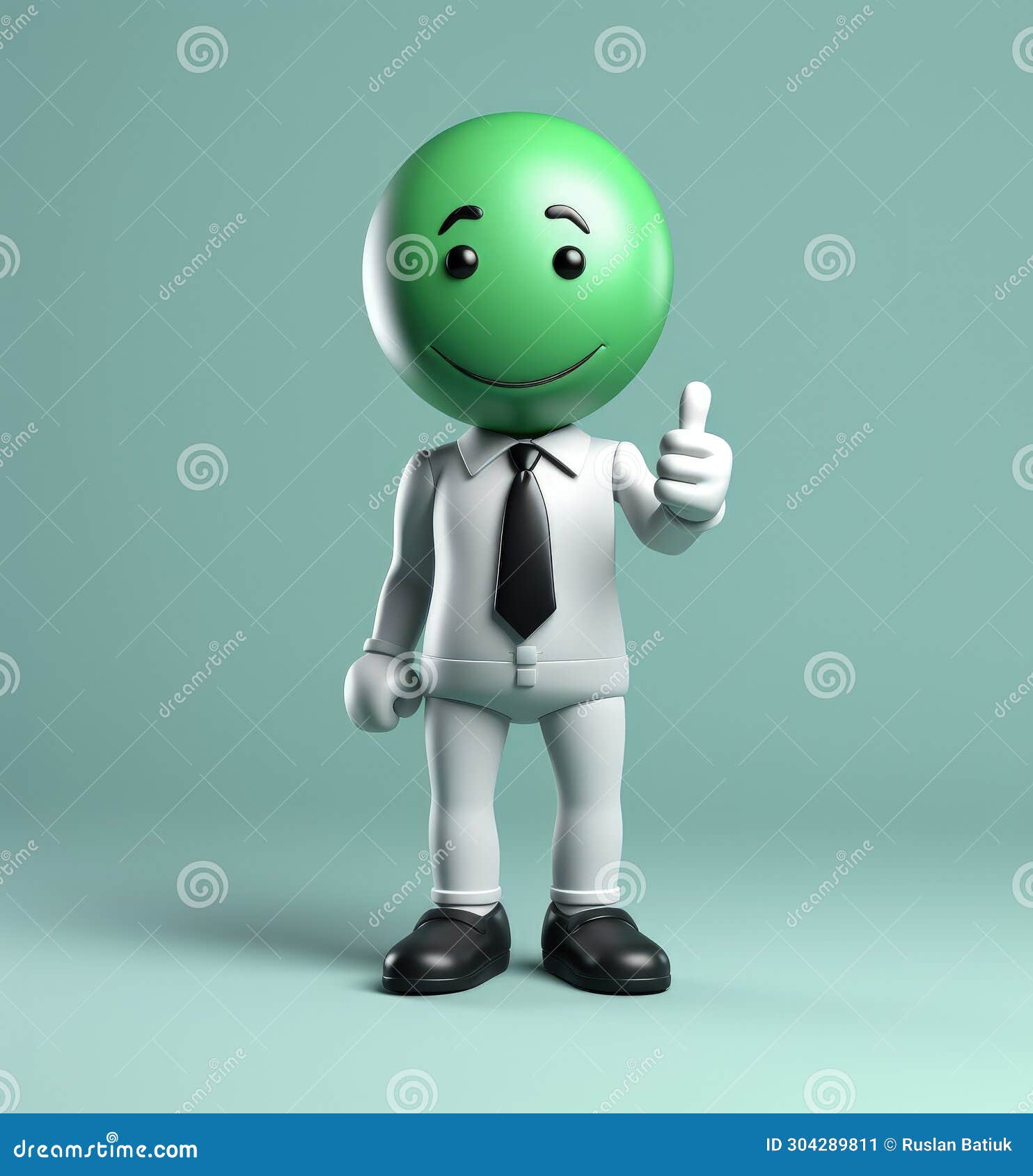 3d Man Is Green Tick Symbol, Signifying Completion And Success, In A ...