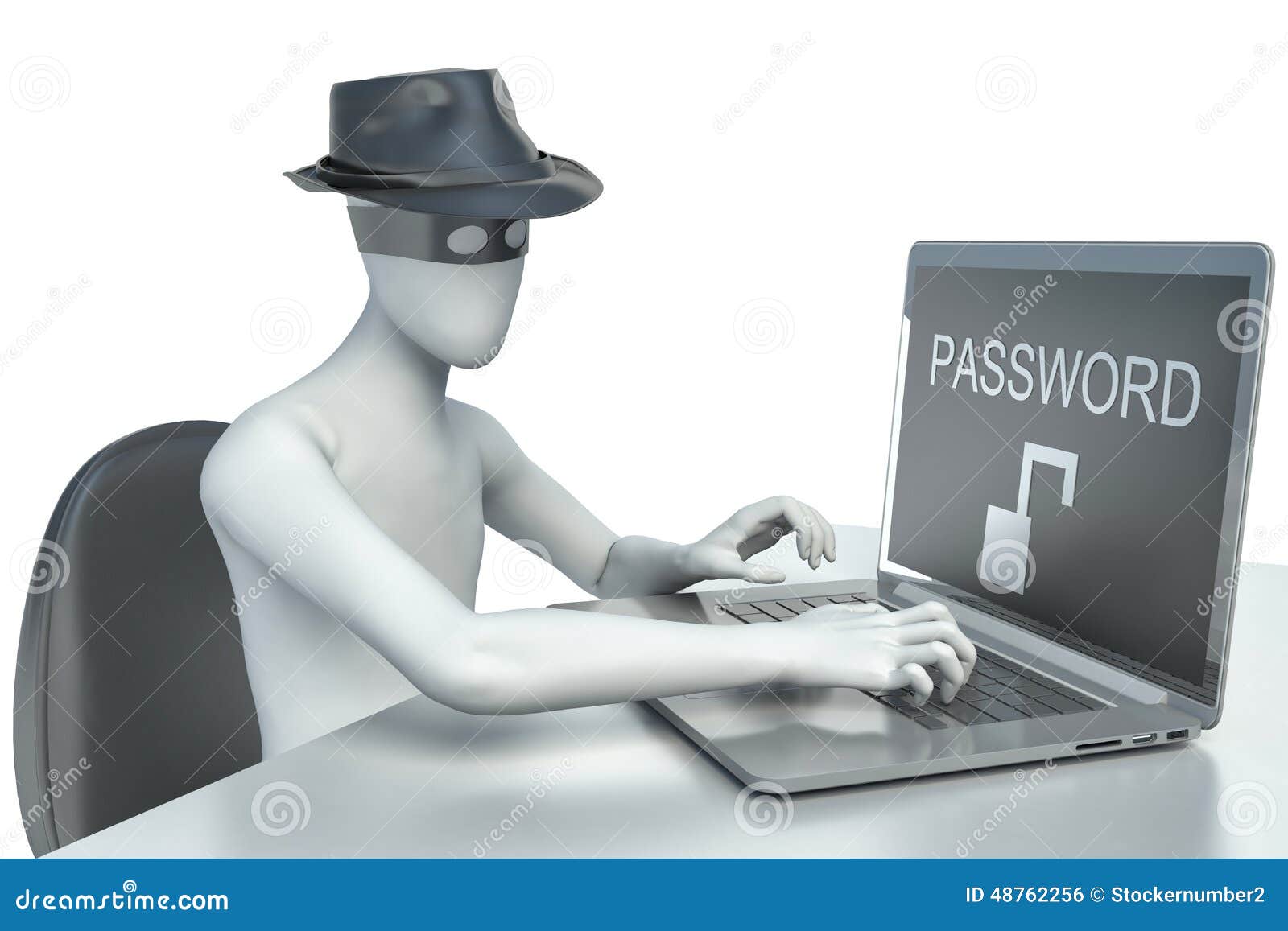 3d Man Hacker, Stealing Data from a Laptop Stock Illustration ... 3d Man Hacker, Stealing Data from a Laptop Stock Illustration ...
