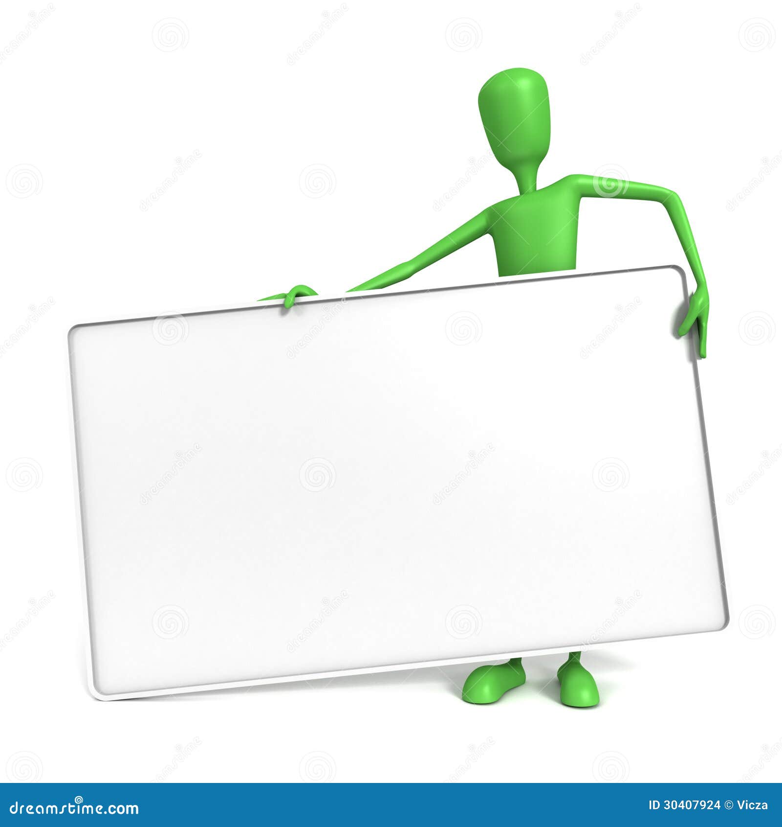 3D Man - Large heavy sign stock illustration. Illustration of ...