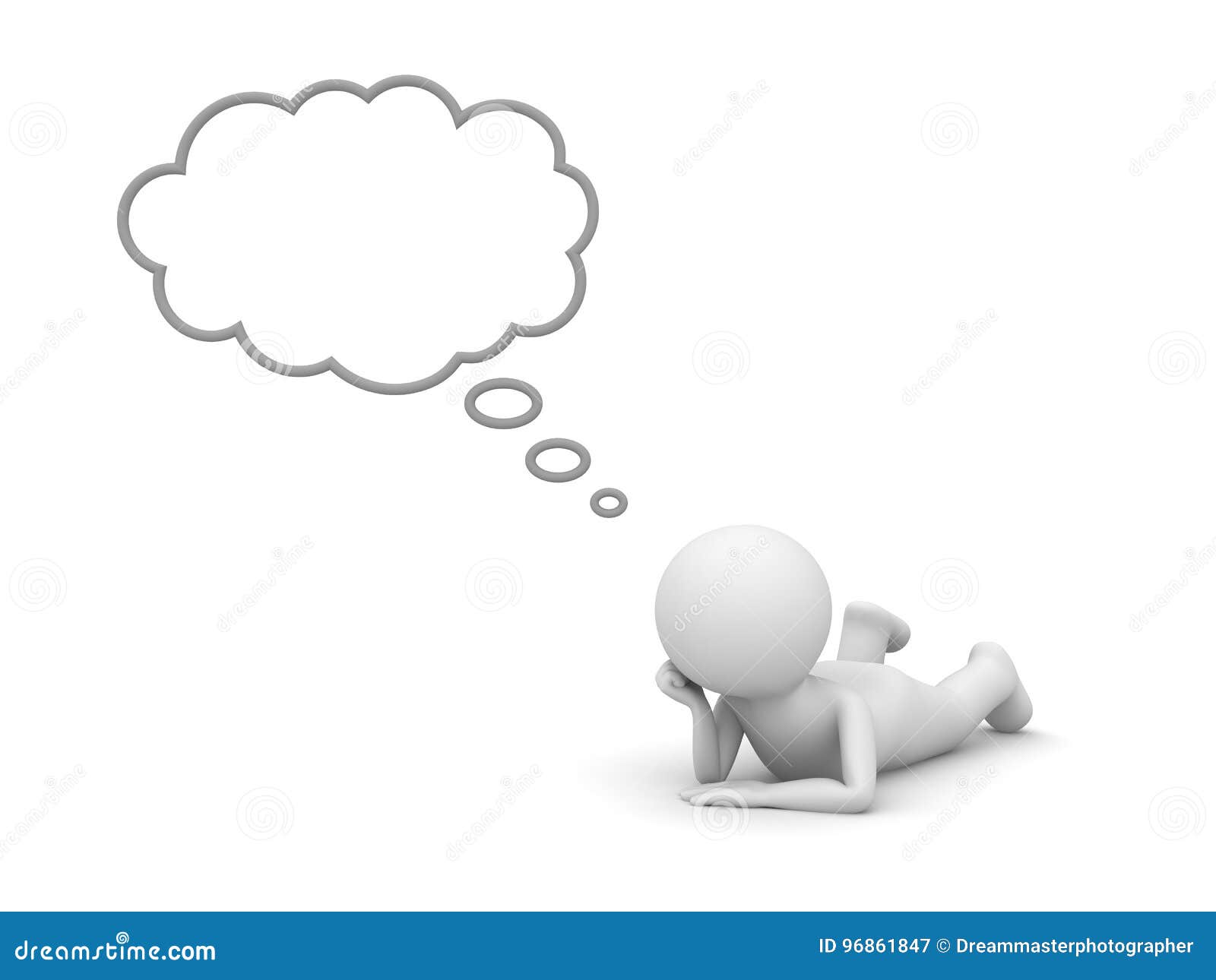 Person With Thinking Bubble