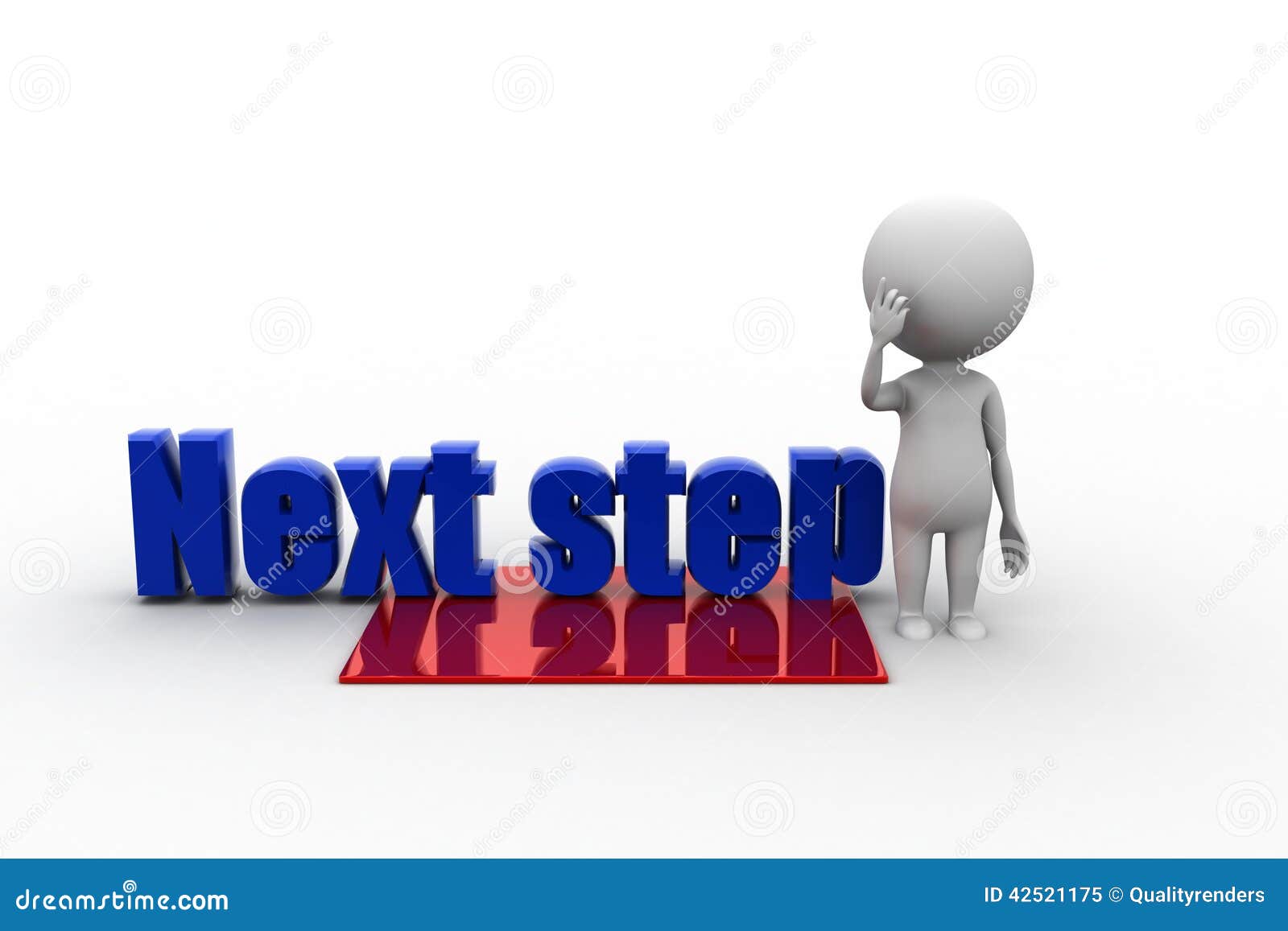 3d man next level stock illustration. Illustration of activity - 42521175