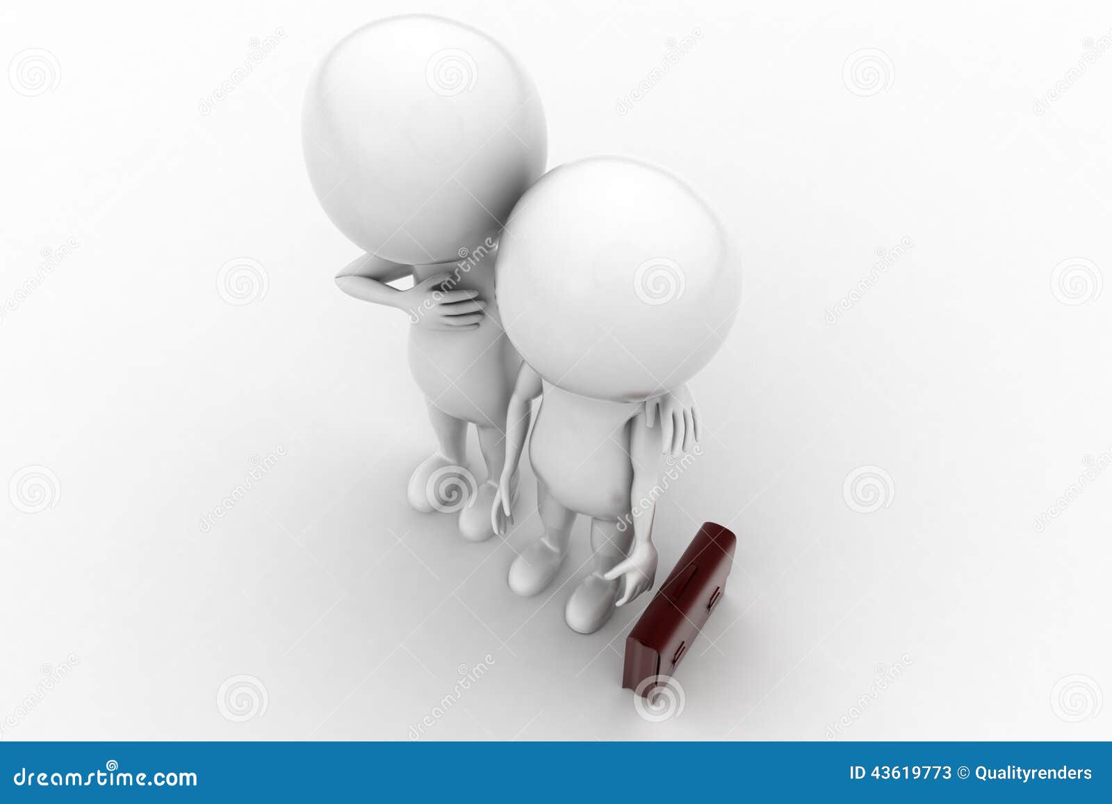 3d Man Partner stock illustration. Illustration of line - 43619773