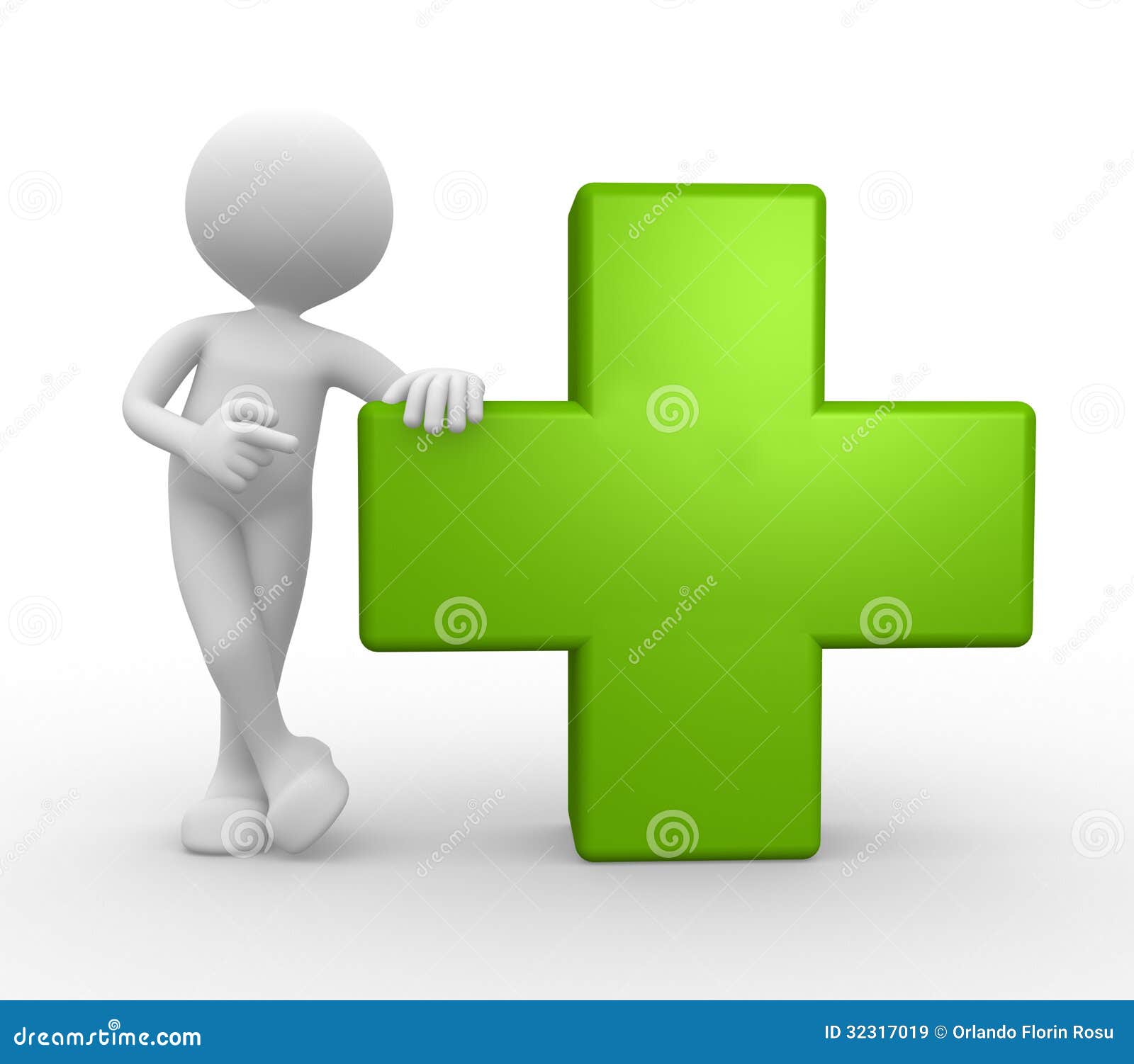 Green Cross Basic Simple Shapes Isolated On White, 2d Shape Symbol ...