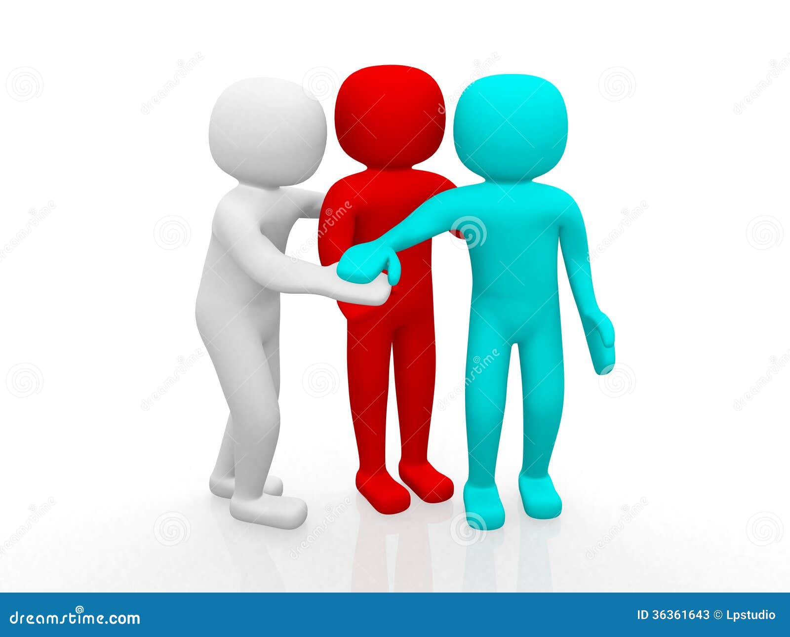 3d man - person. TEAM stock illustration. Illustration of promise ...