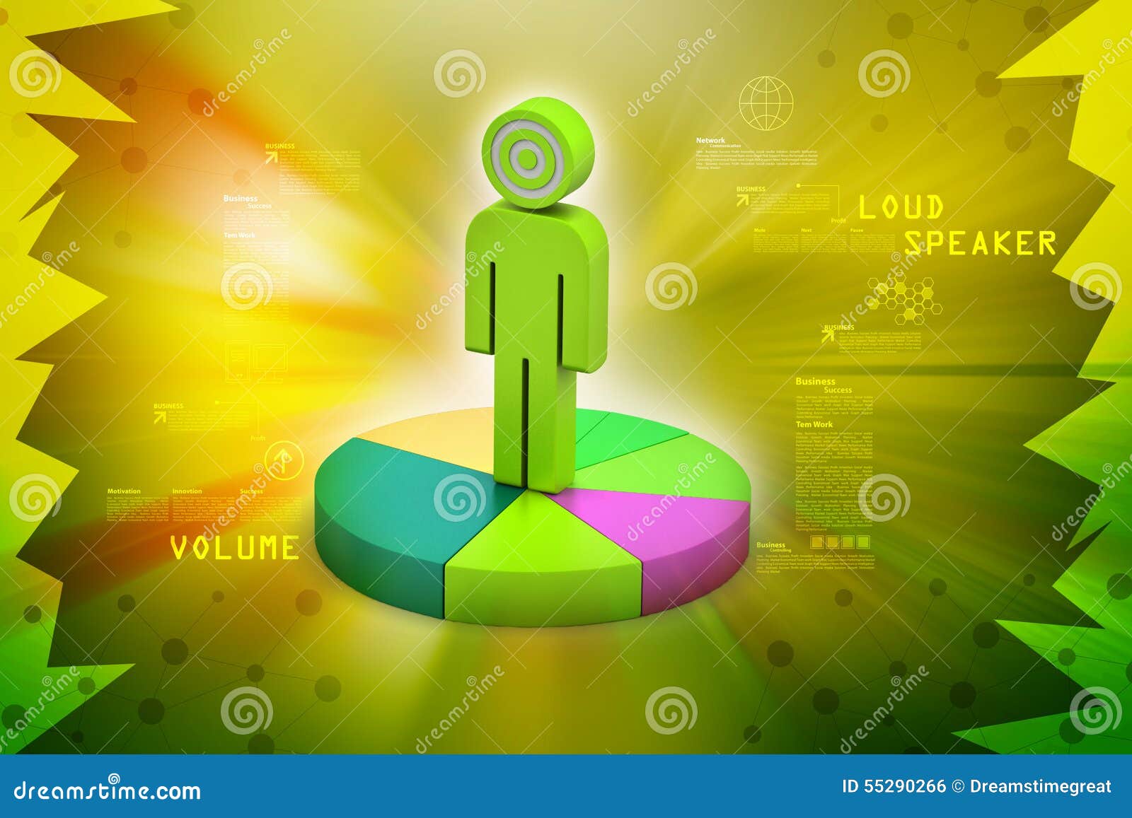3d man with pie chart stock illustration. Illustration of business ... 3d man with pie chart stock illustration. Illustration of business ...