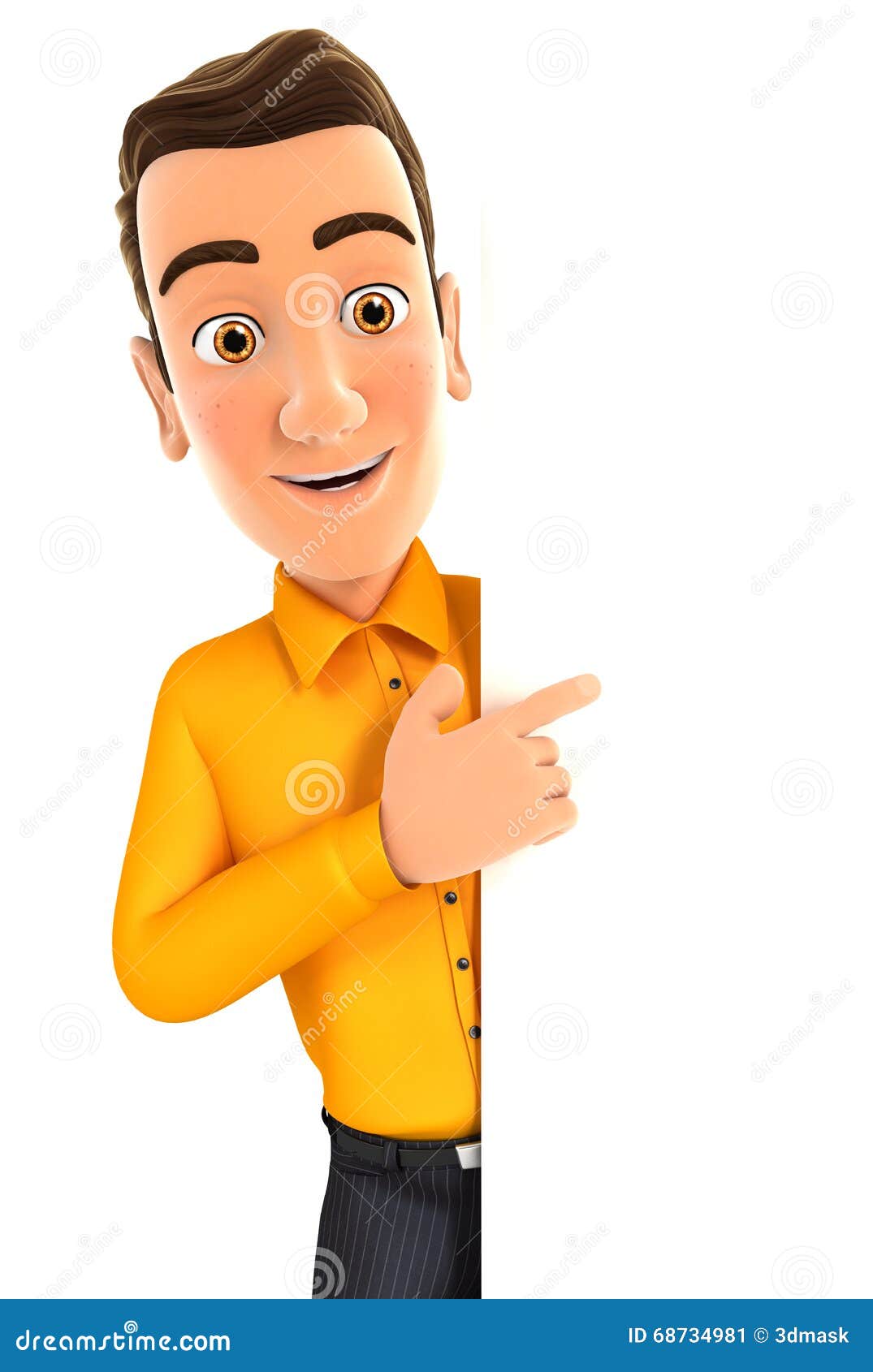 Free Clipart Man Pointing