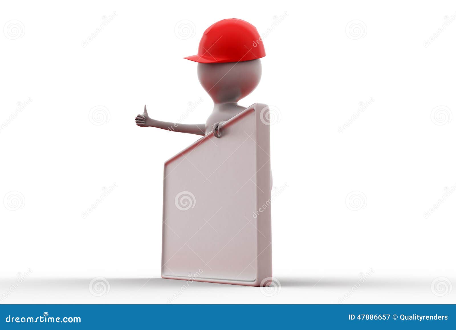 3d man poster concept stock illustration. Illustration of character ...