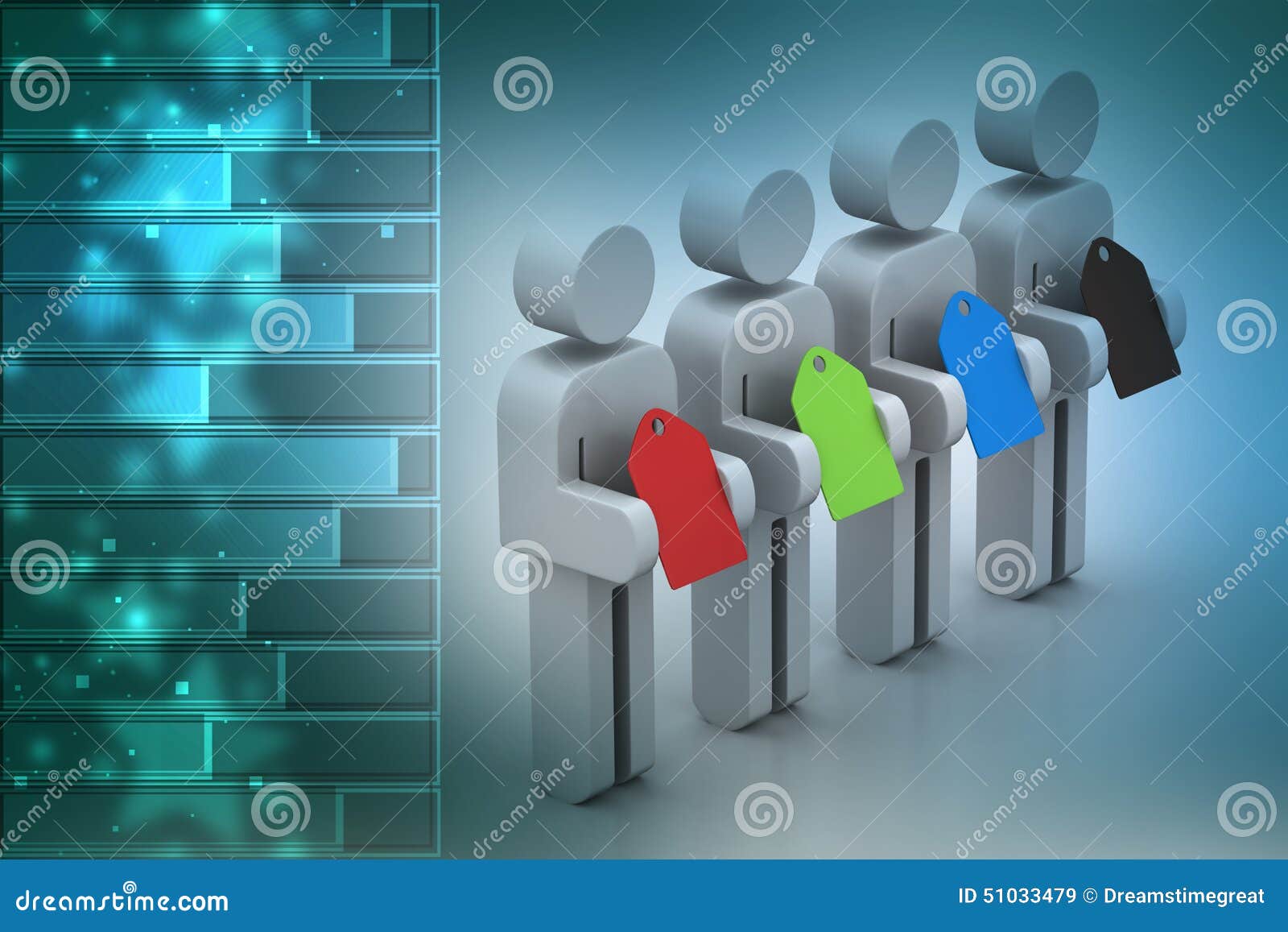 3d man with price tag stock illustration. Illustration of people - 51033479