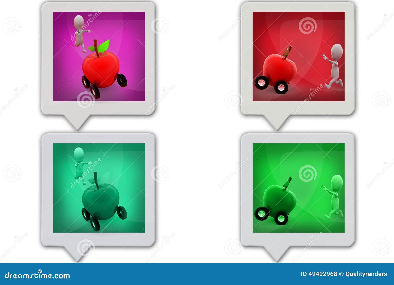 3d man push mail icon icon stock illustration. Illustration of icon ...