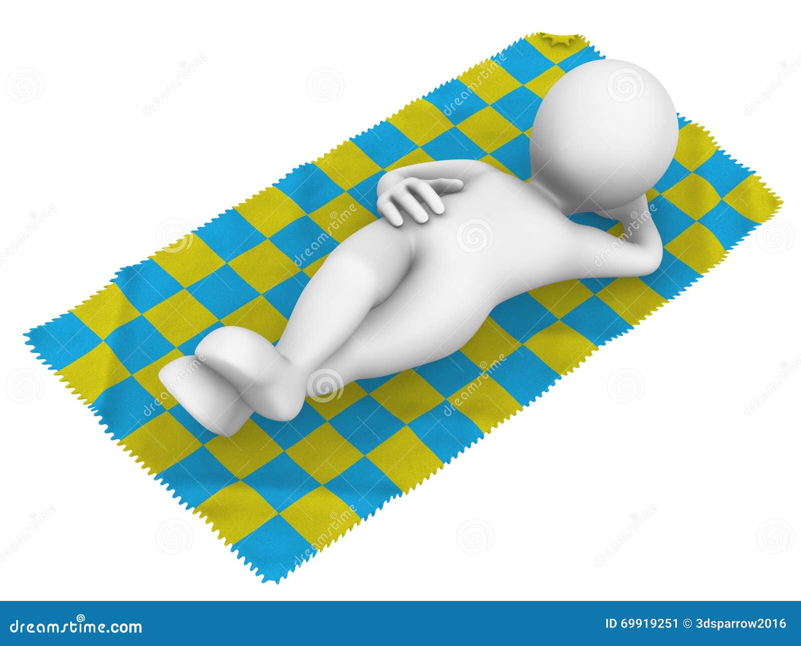 3d man in relax pose. stock illustration. Illustration of isolated ...