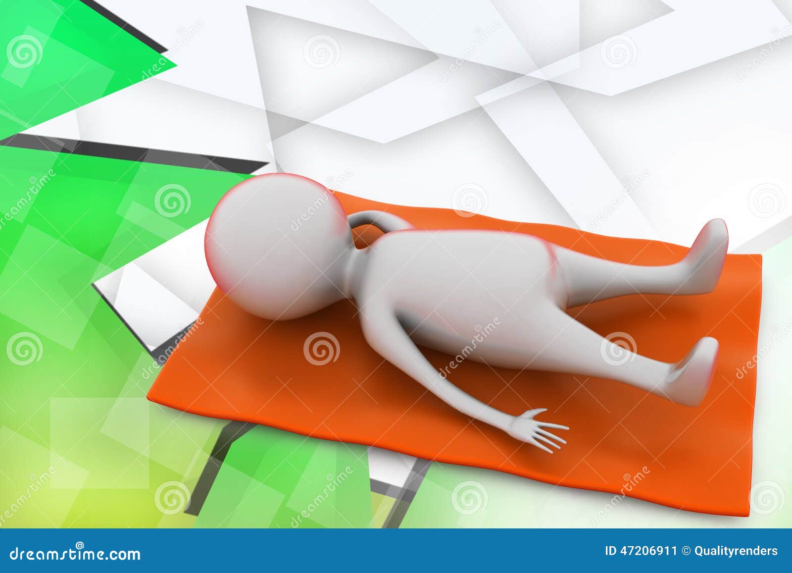 3d man rest illustration stock illustration. Illustration of rest ...