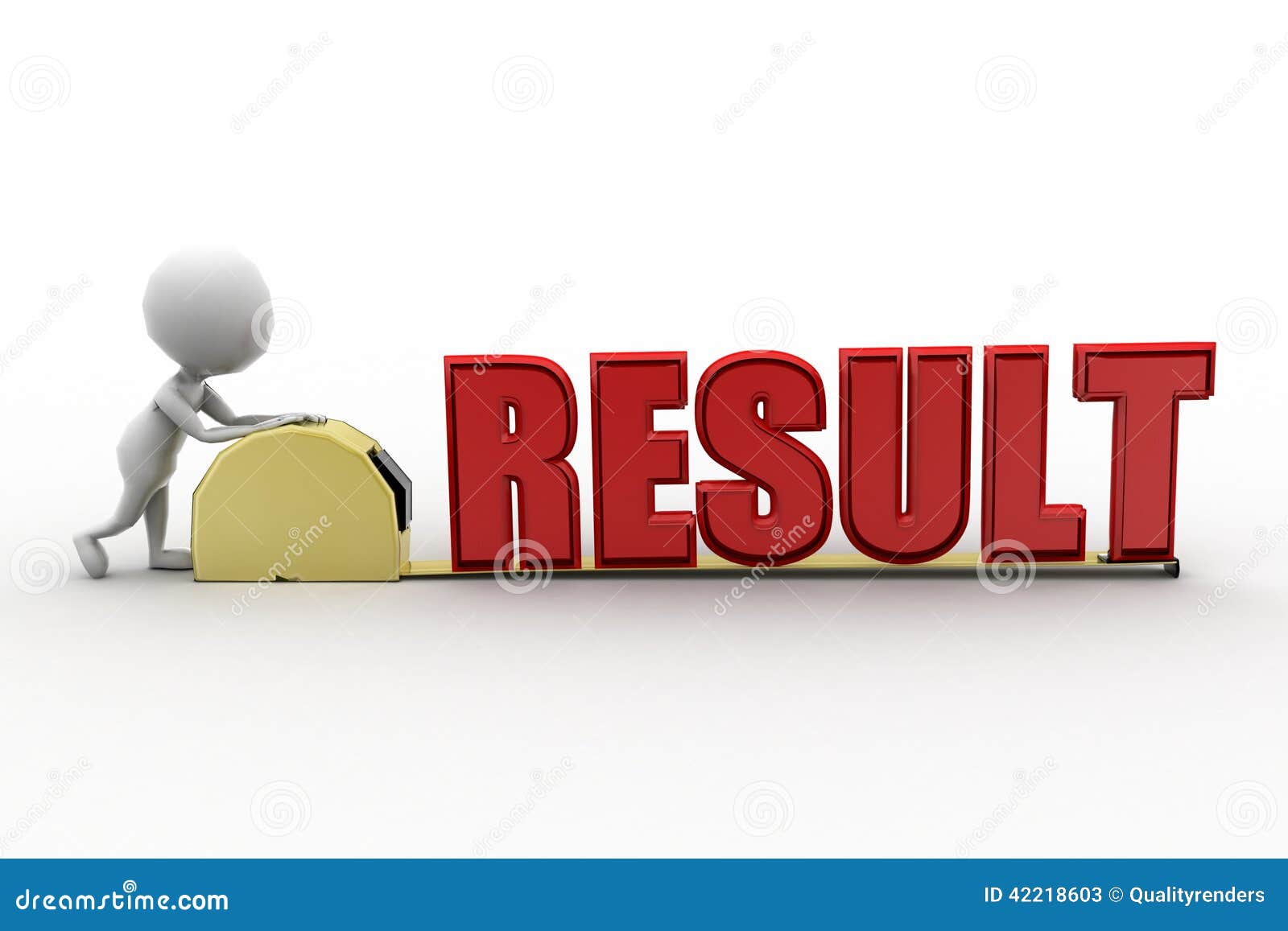 3d man results stock illustration. Illustration of concept - 42218603