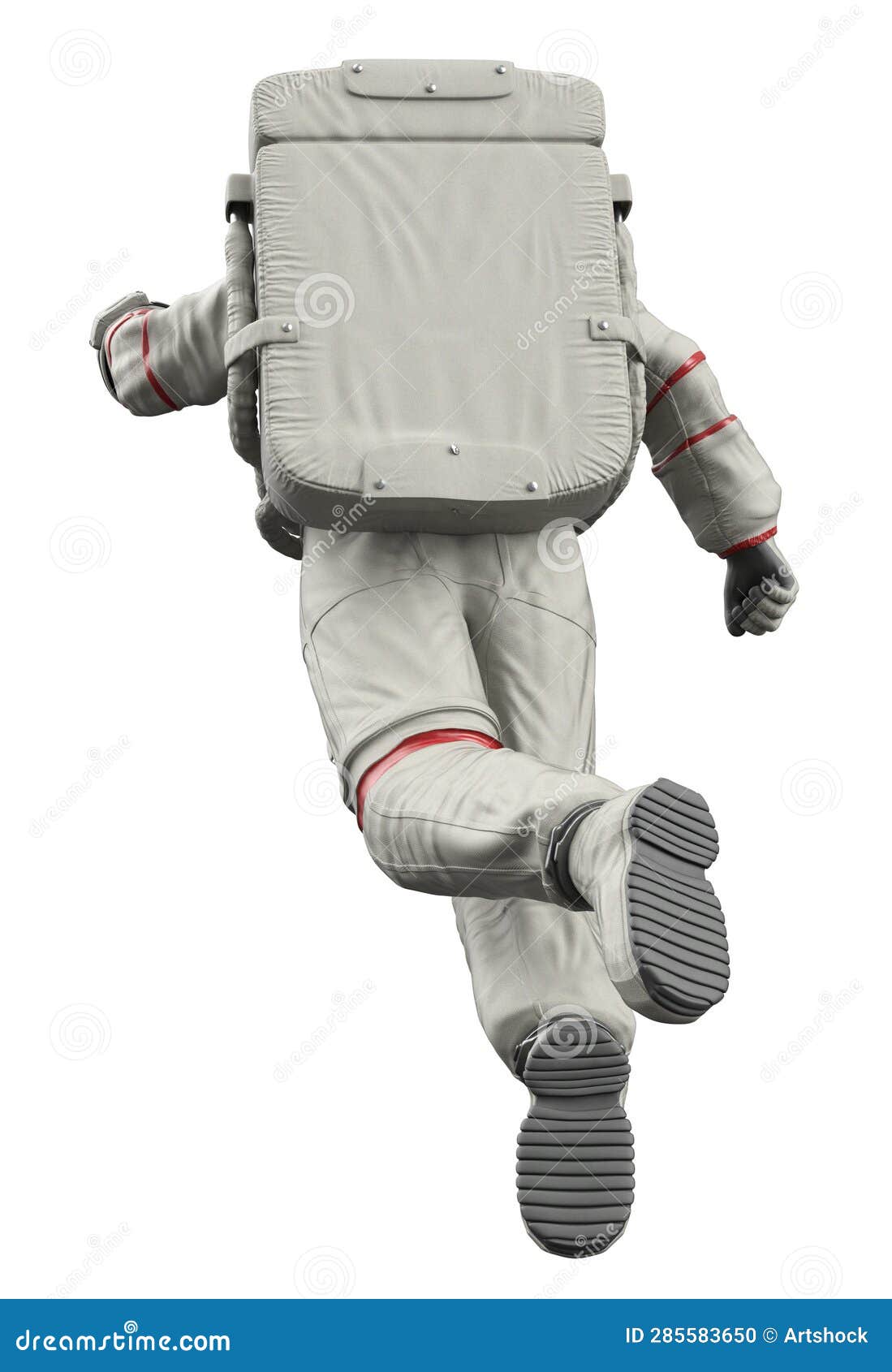3D Man in spaceman suit stock illustration. Illustration of spacesuit ...