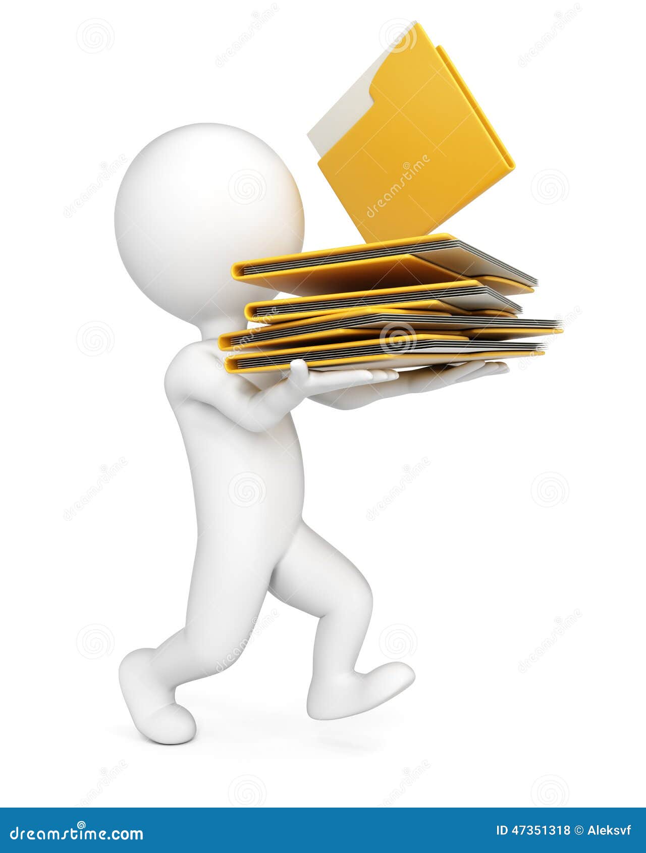 3D Man with Stack of Folders Stock Illustration - Illustration of ... 3D Man with Stack of Folders Stock Illustration - Illustration of ...