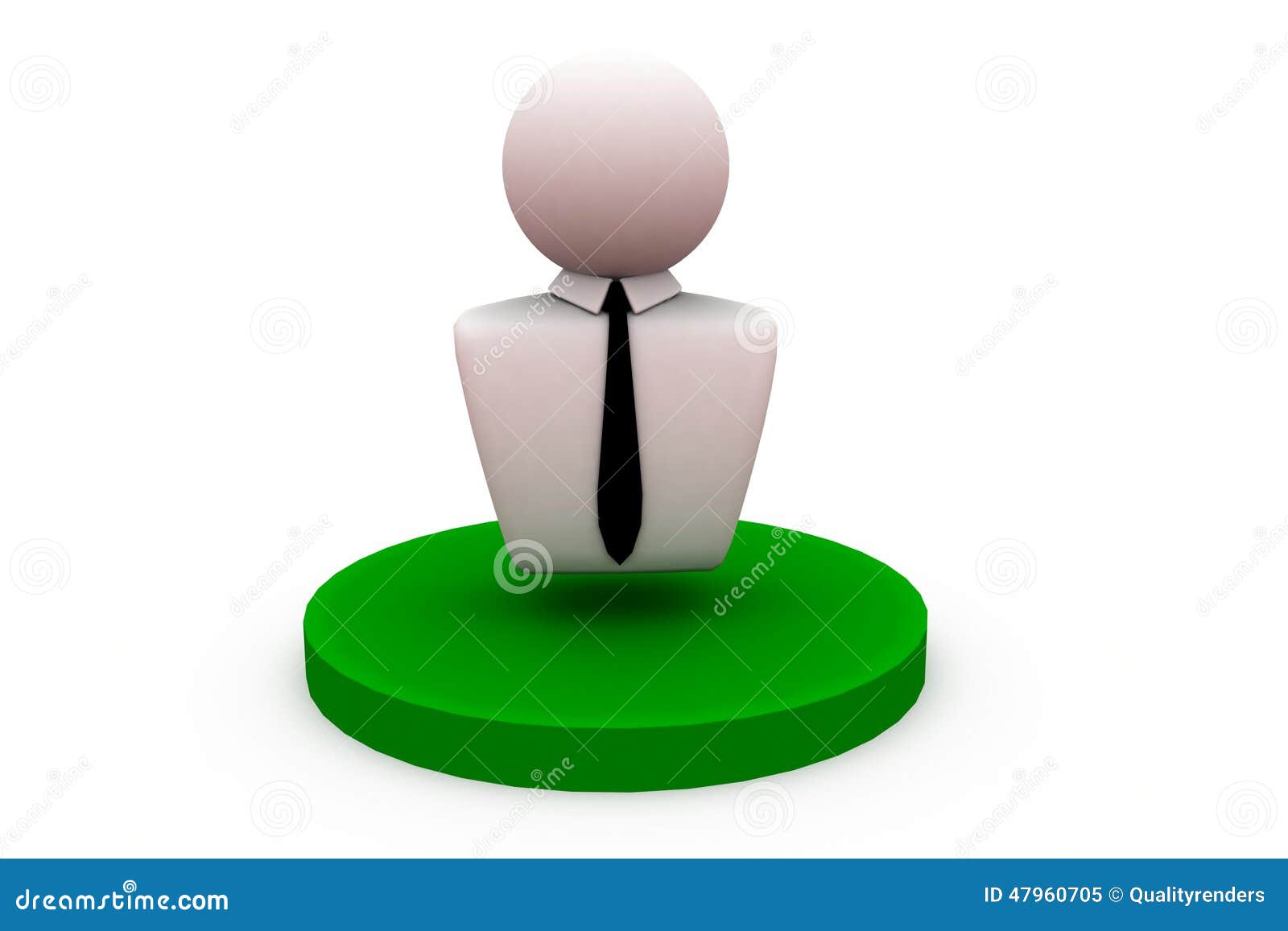 3d man statue concept stock illustration. Illustration of white - 47960705