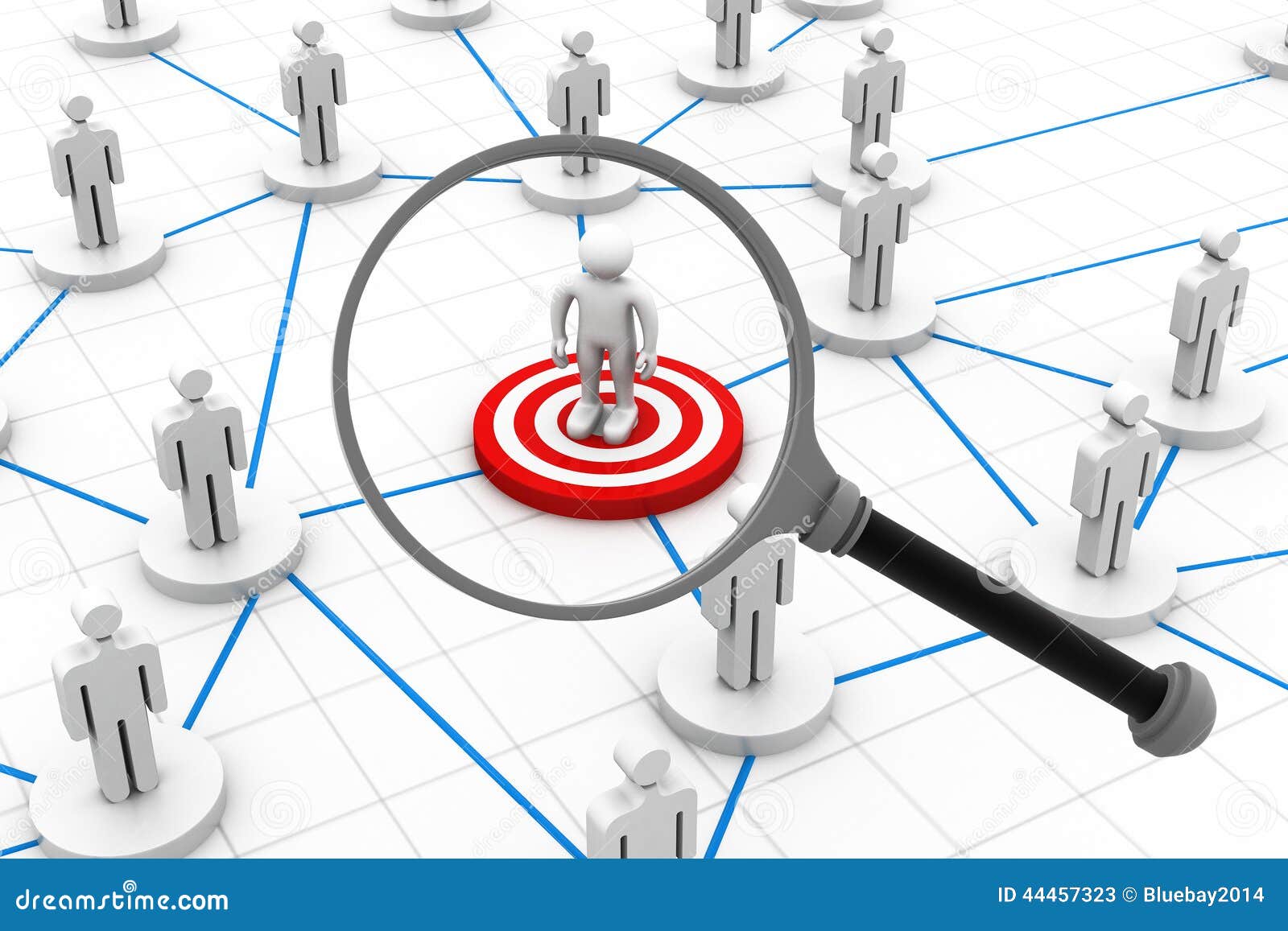 Aim At Targeted People In Target Markets Cartoon Vector | CartoonDealer ...