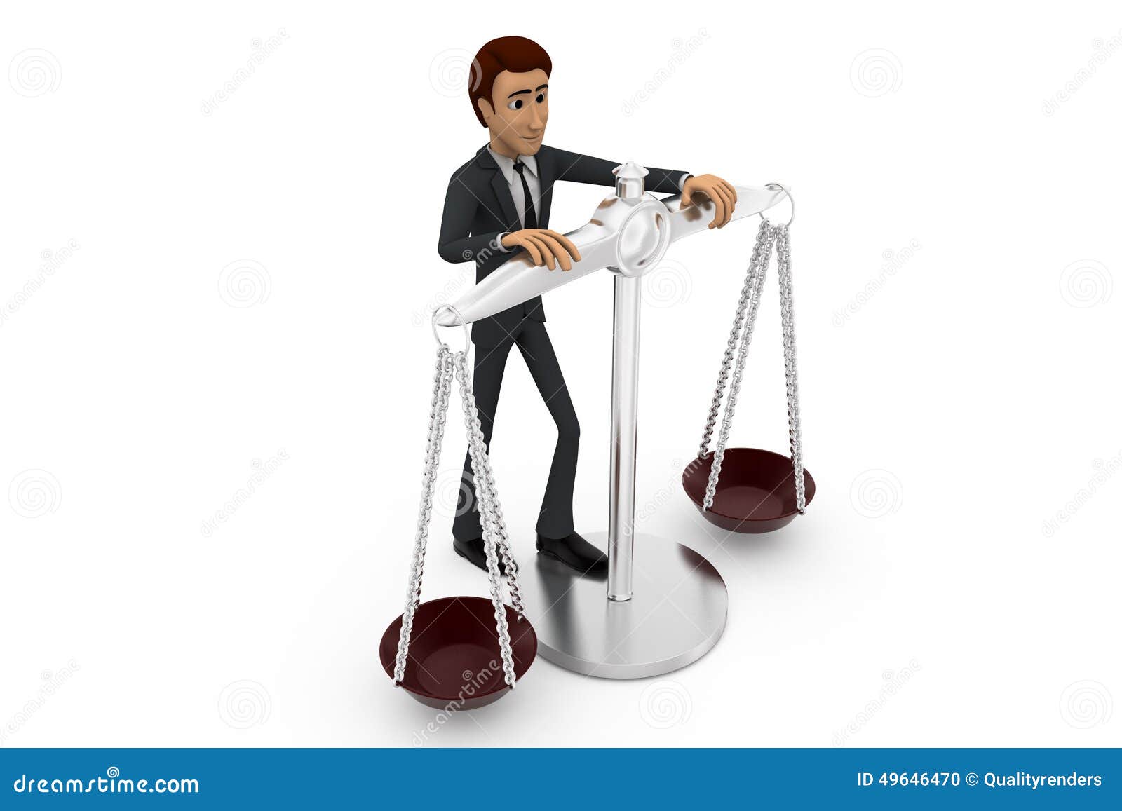3d Man Weight Scale Concept Stock Illustration - Illustration of ...