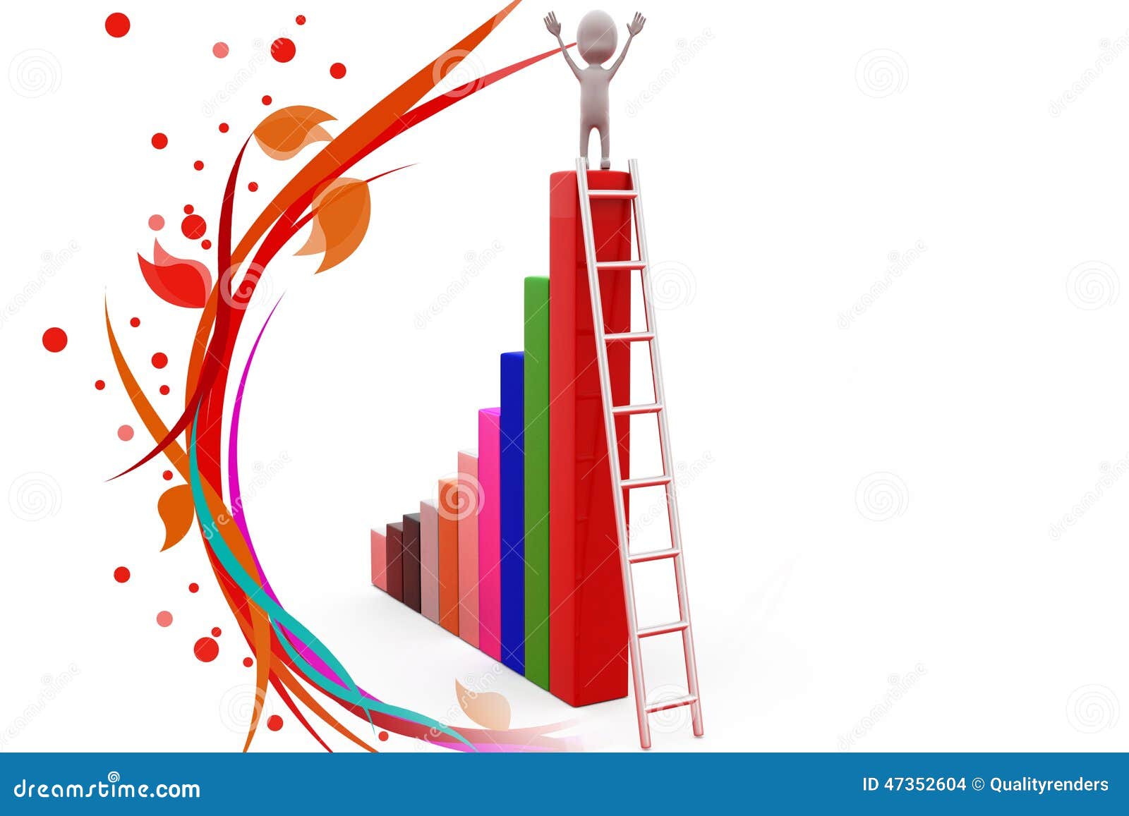 3d man winner illustration stock illustration. Illustration of idea ...