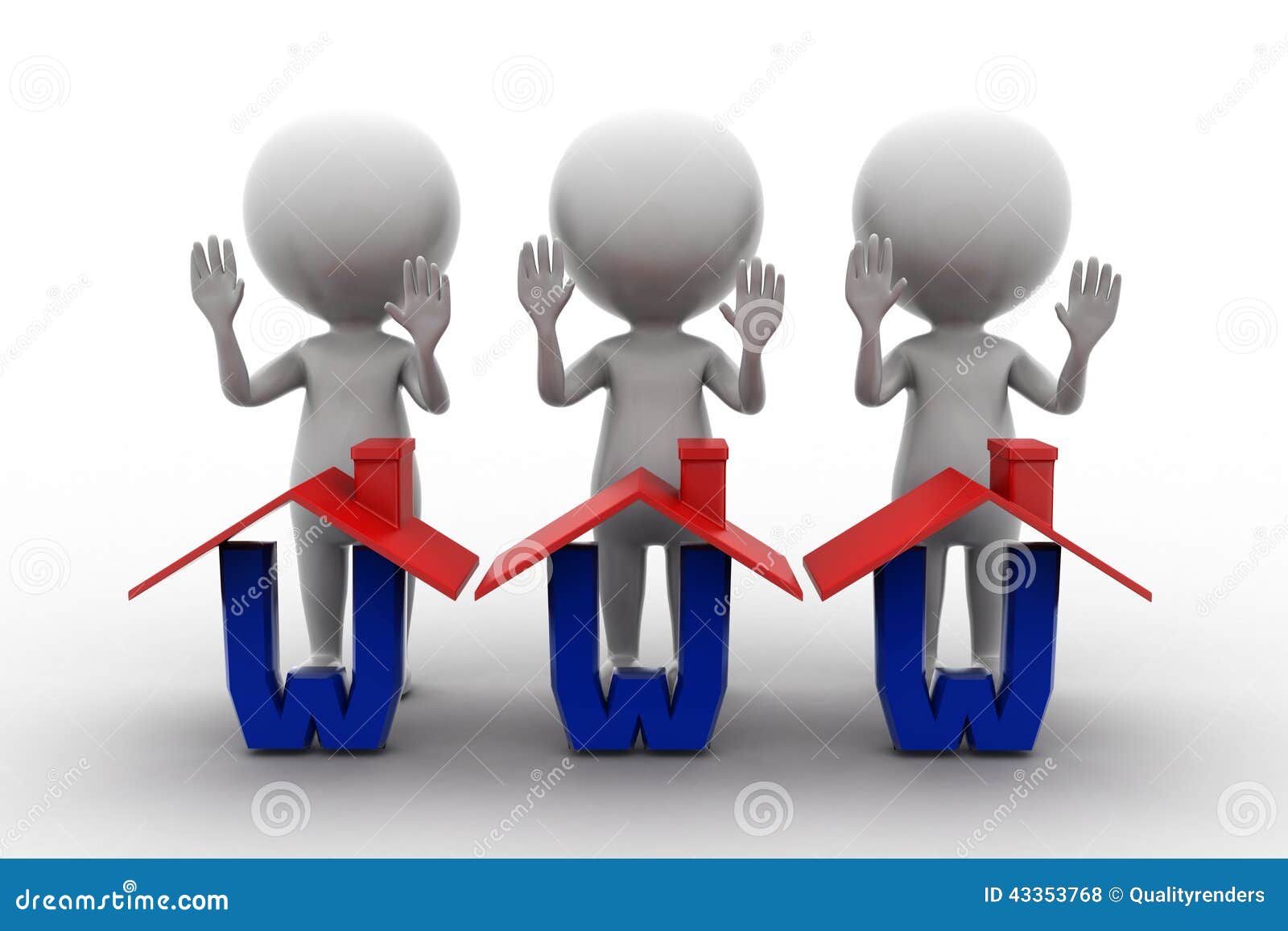 3d man www concept stock illustration. Illustration of text - 43353768