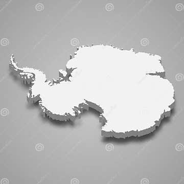 3d Map with Borders Template for Your Design Stock Illustration ...