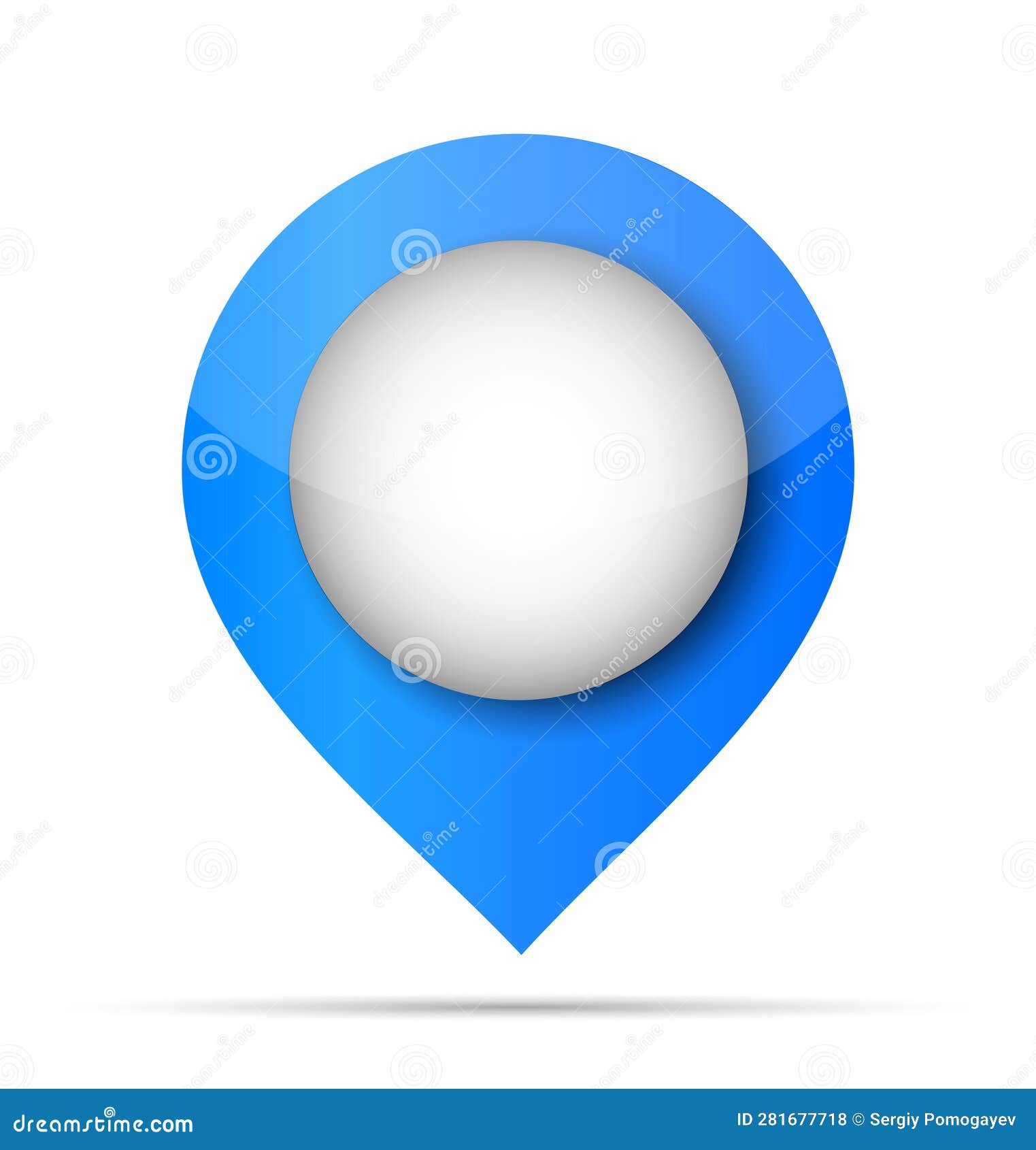 3D Map Icon. Vector Illustration Stock Vector - Illustration of ...