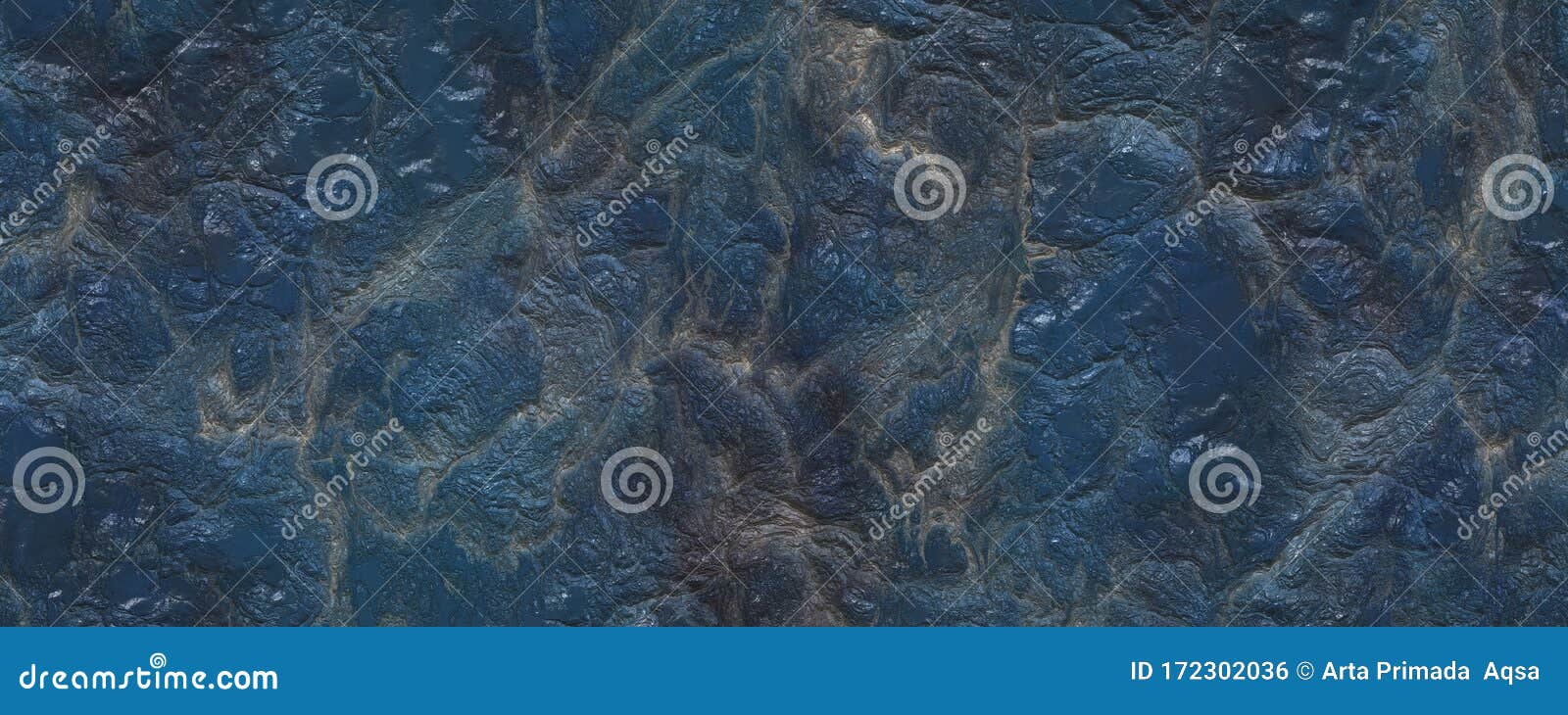 Blue Rock Texture Background Stock Illustration - Illustration of brown ...
