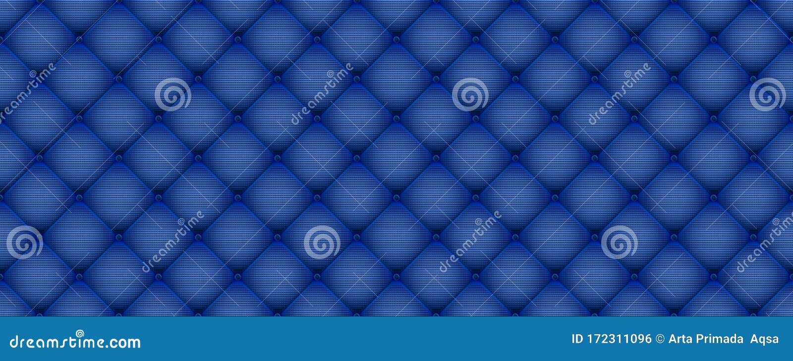 3d Material Blue Vinyl Diamond Tuck Texture Stock Illustration ...