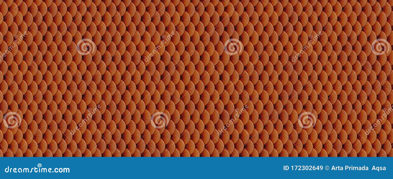 Brown Koi Fish Skin Texture Background Stock Illustration ...