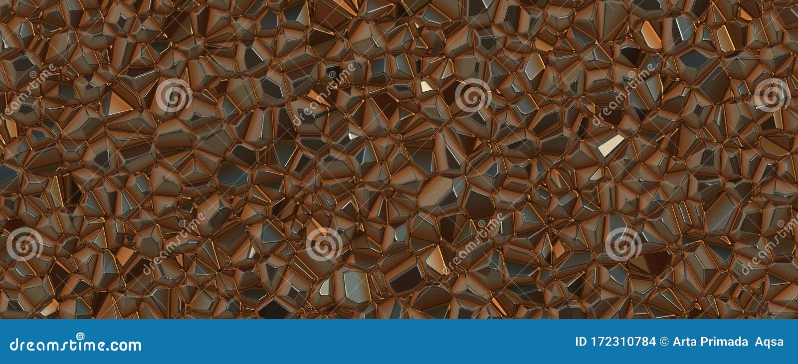 3d Material Metallic Crystal Stone Texture Stock Illustration ...