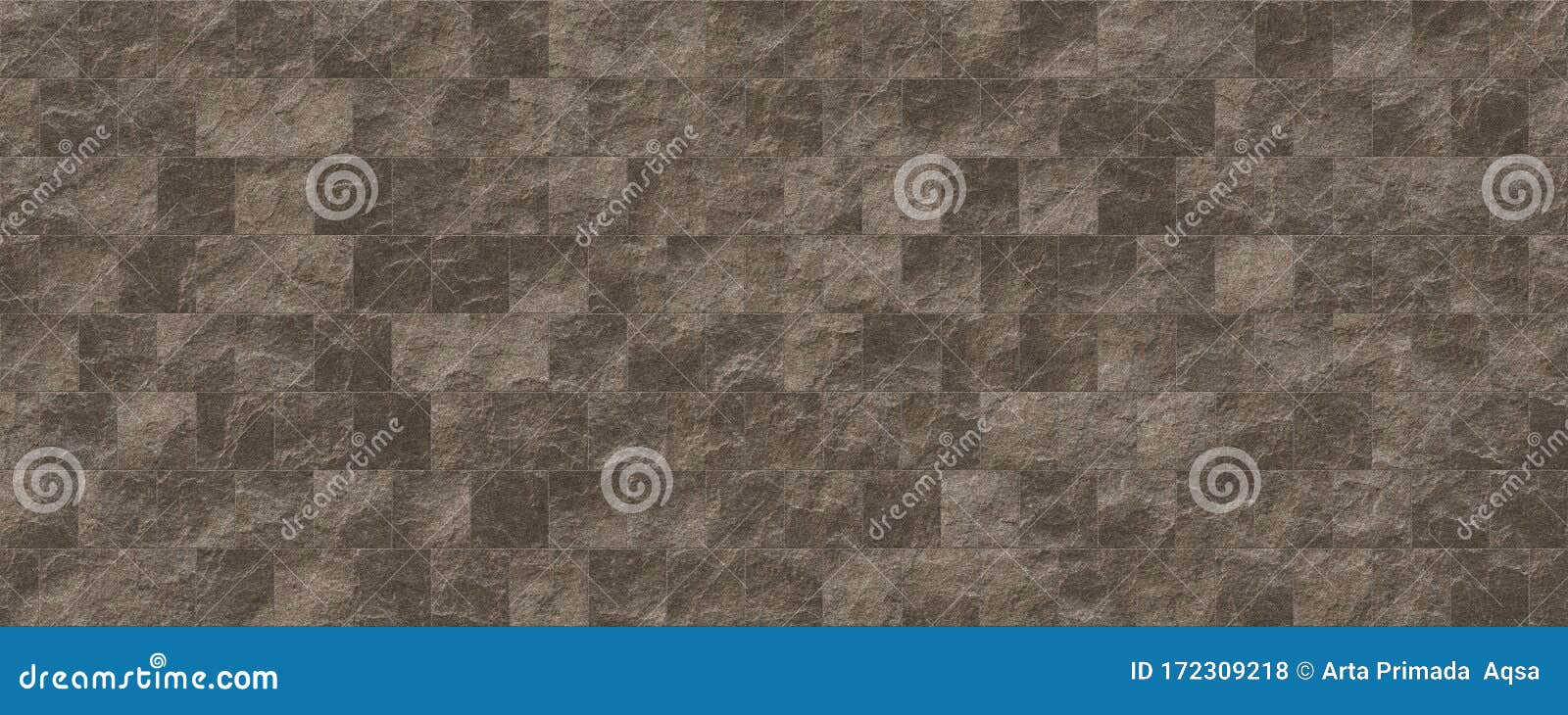 3d Material Rough Brown Stone Block Wall Texture Stock Photo - Image of ...
