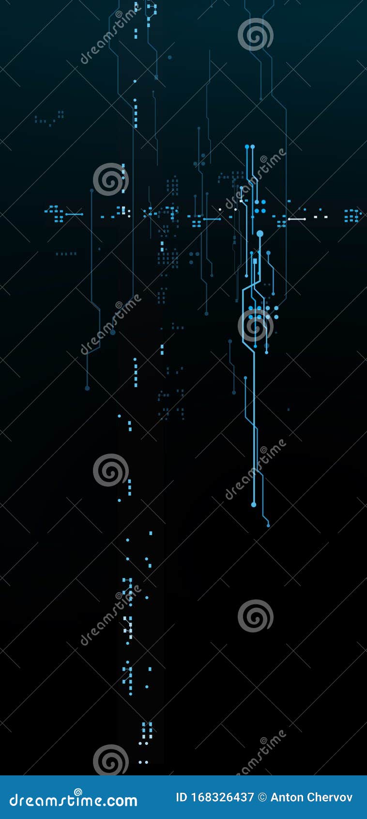 3D Matrix Technology Wallpaper Smartphone. Creative Background for ...