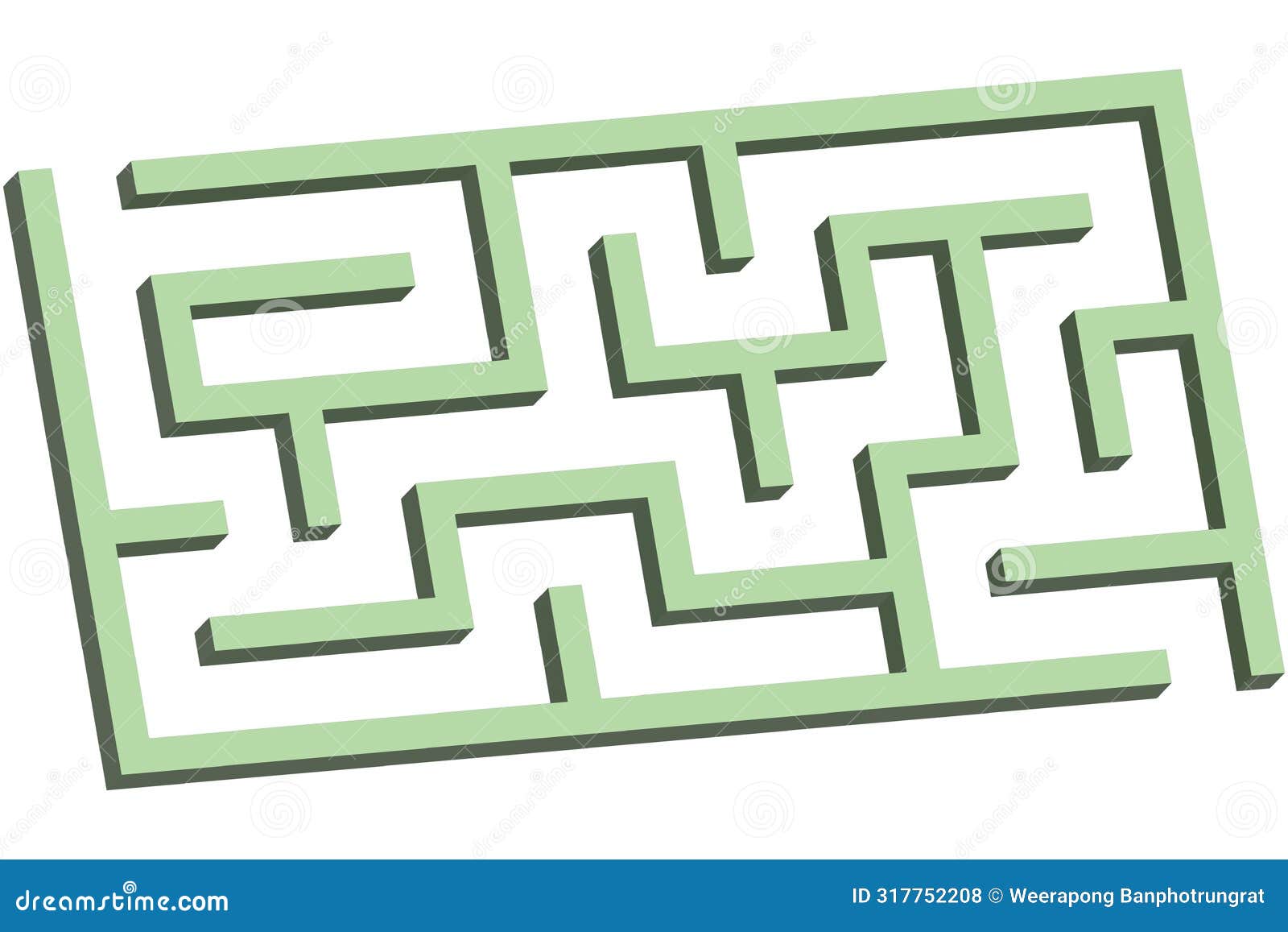 3d Maze Conundrum for Challenge the Kids, Labyrinth for Finding the ...