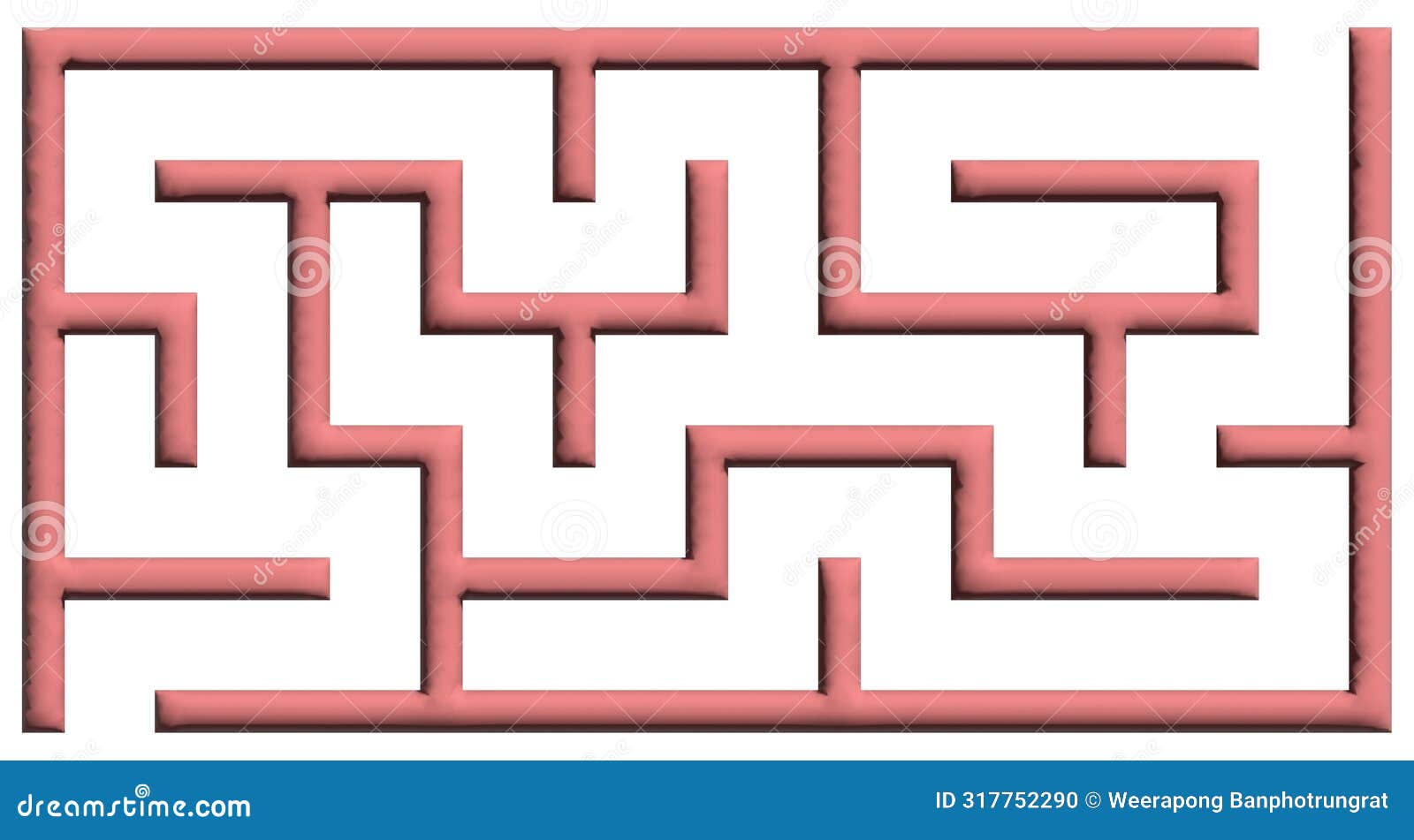 3d Maze Conundrum for Challenge the Kids, Labyrinth for Finding the ...