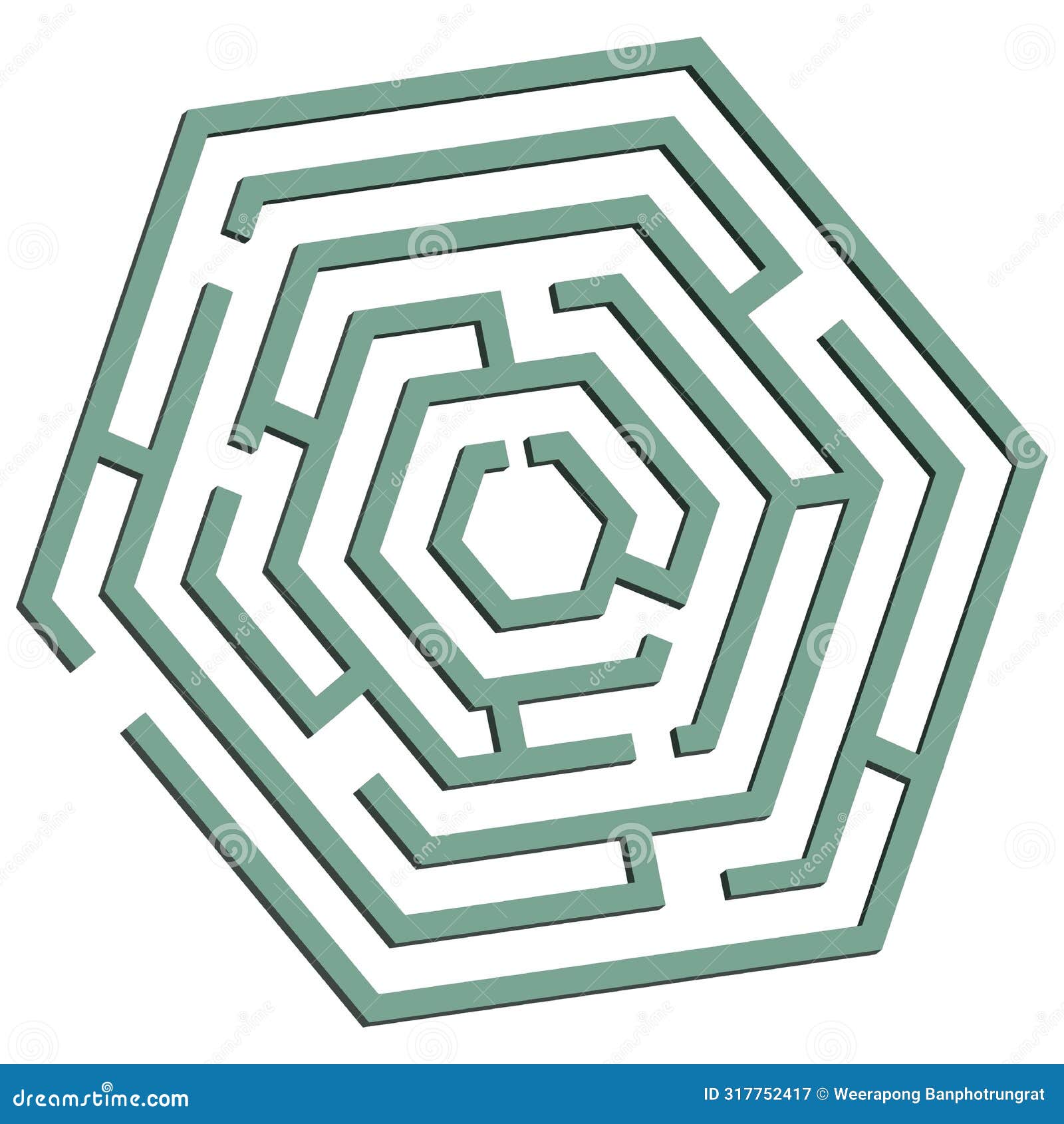 3d Maze Conundrum for Challenge the Kids, Labyrinth for Finding the ...