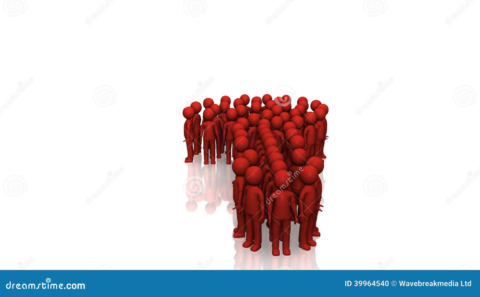 3d Men Forming a Question Mark Stock Footage - Video of high, isolated ...