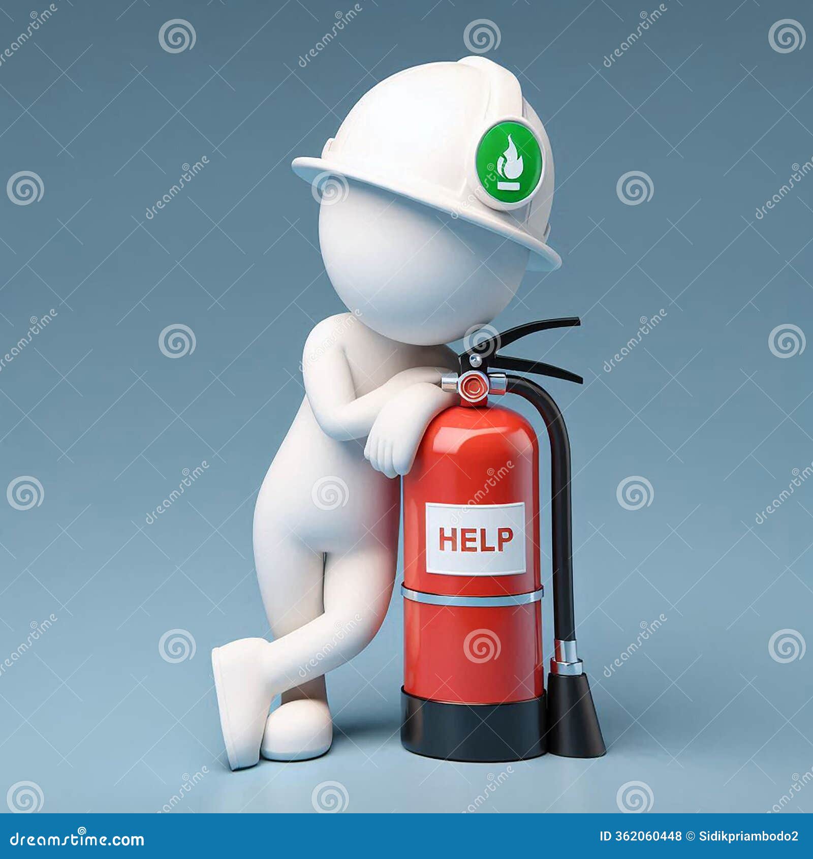 A 3d men using apar stock illustration. Illustration of firefighting ...