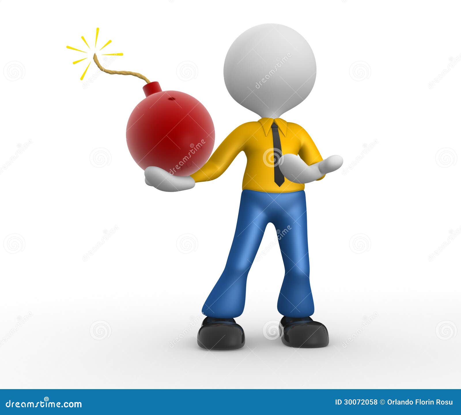 Bom stock illustratie. Illustration of mensen, boos, pictogram - 30072058