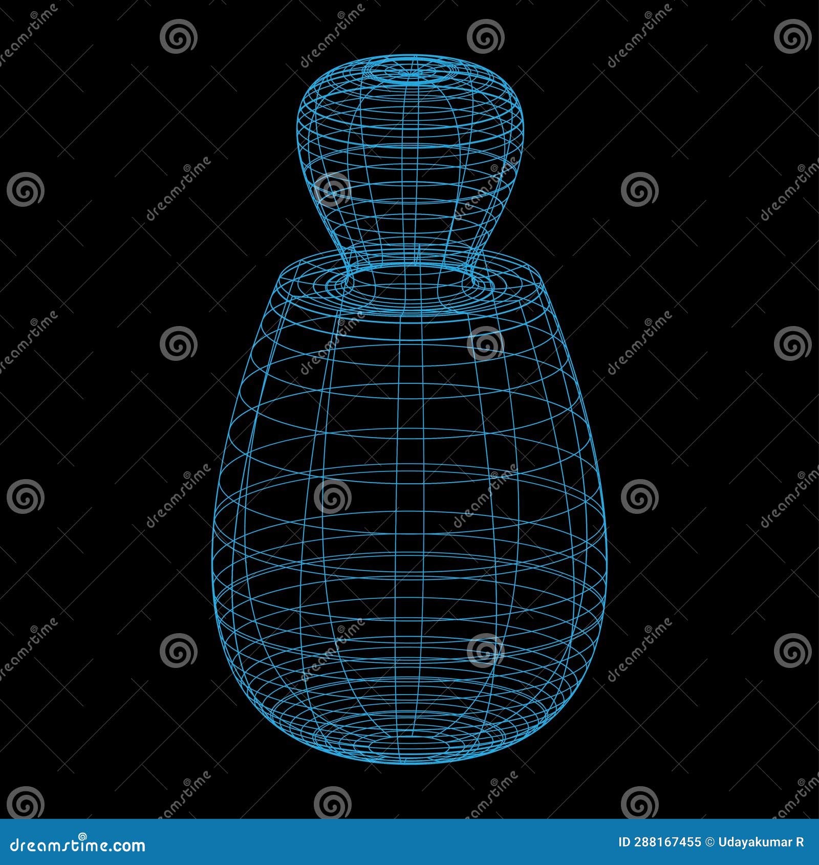 3d Mesh Grid Net Wire Frame Vector Lines Illustration 3d Wireframe