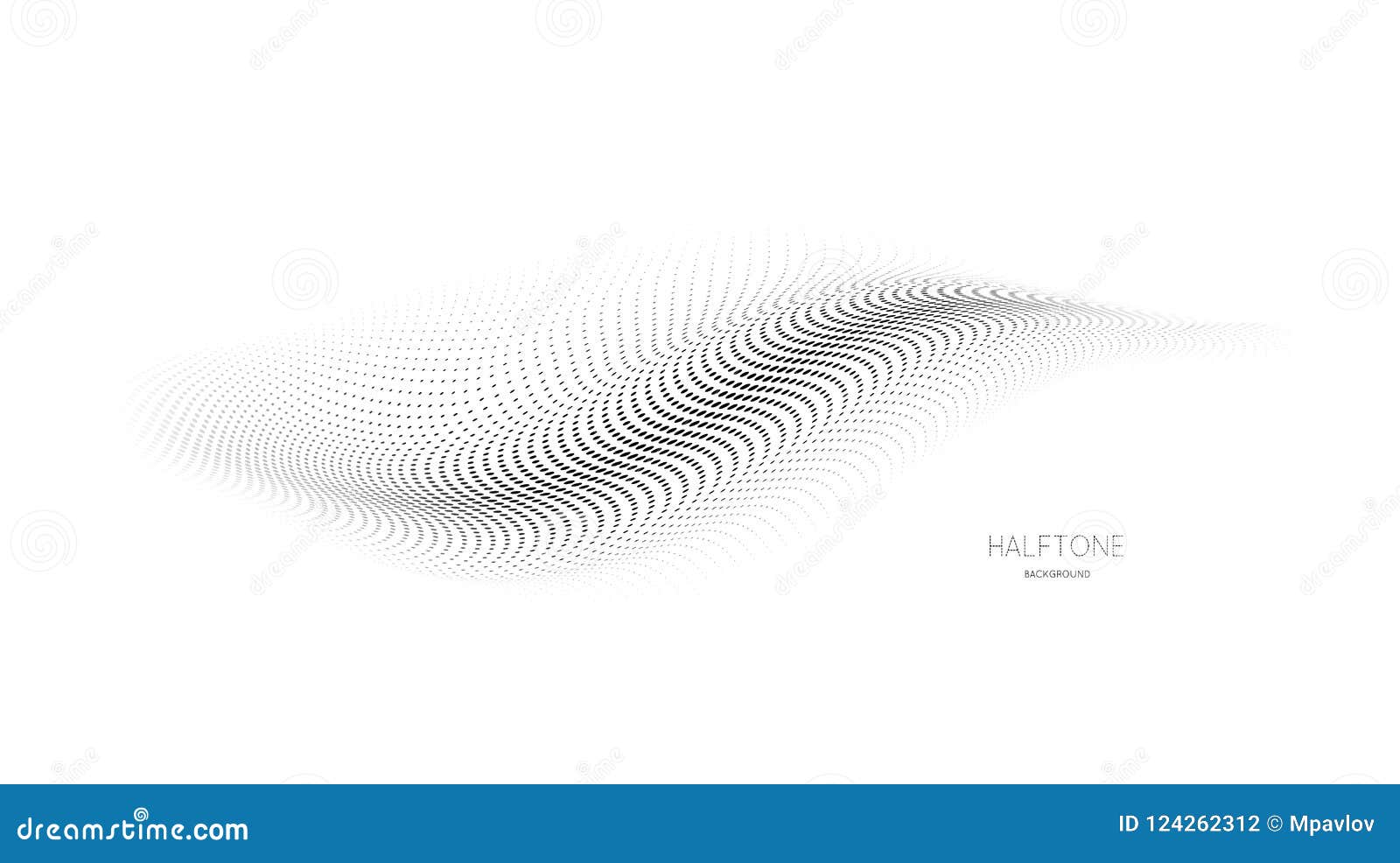 3d Mesh Halftone Vector Background on White Stock Vector - Illustration ...