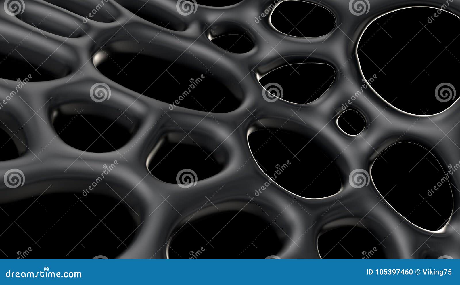 3d Metal Abstract Background Forming a Cobweb Structure. Stock ...