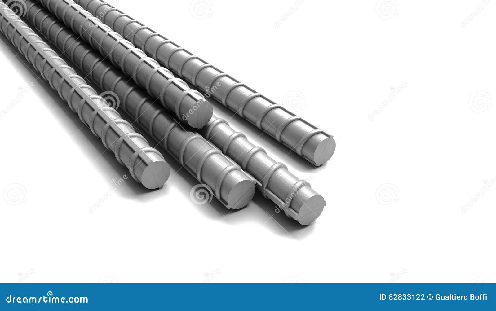 3d metal rebar stock illustration. Illustration of textured - 82833122