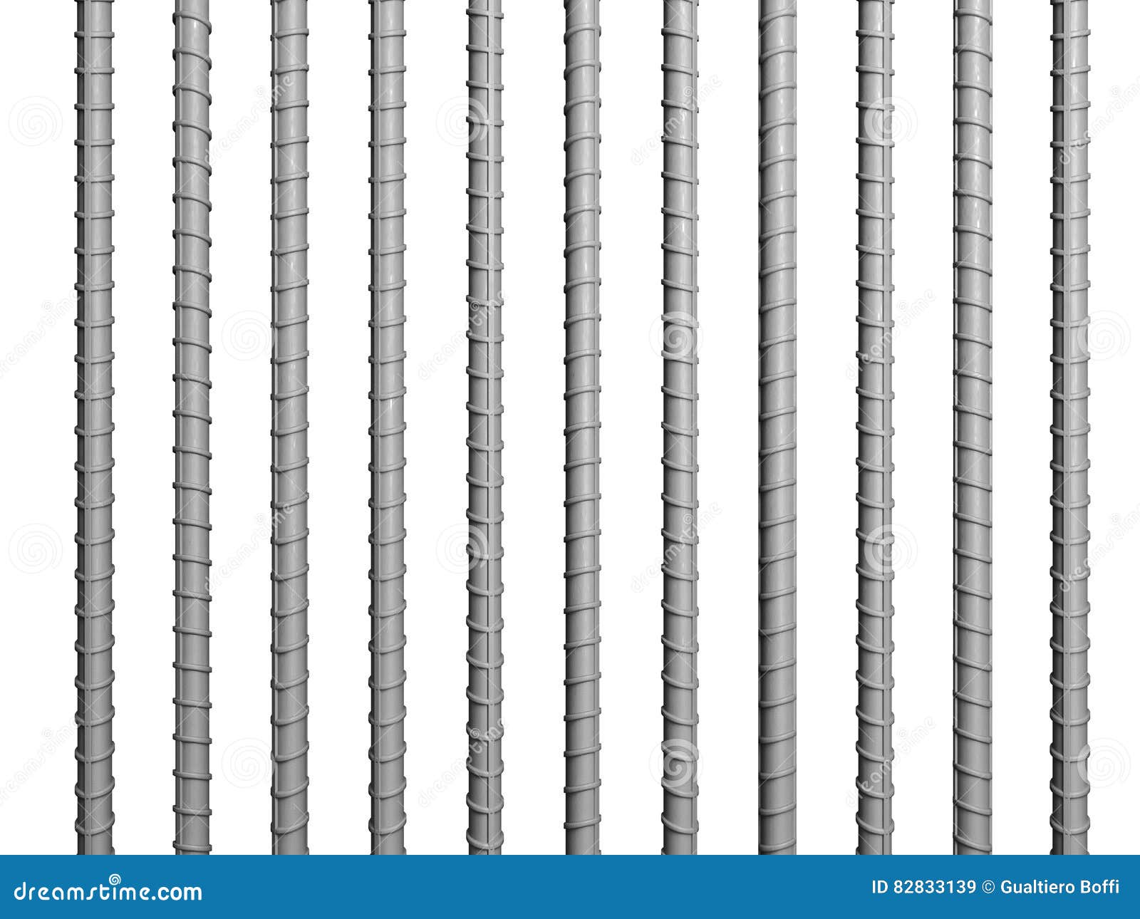 3d Metal Rebar Stock Image | CartoonDealer.com #82833253